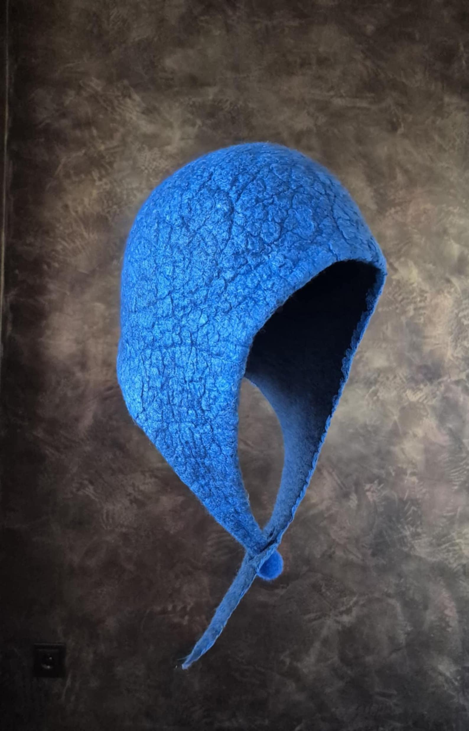Felted Natural Wool Sauna Hat, Cap Sauna, Unique Hat, Unisex Spa Hat ...