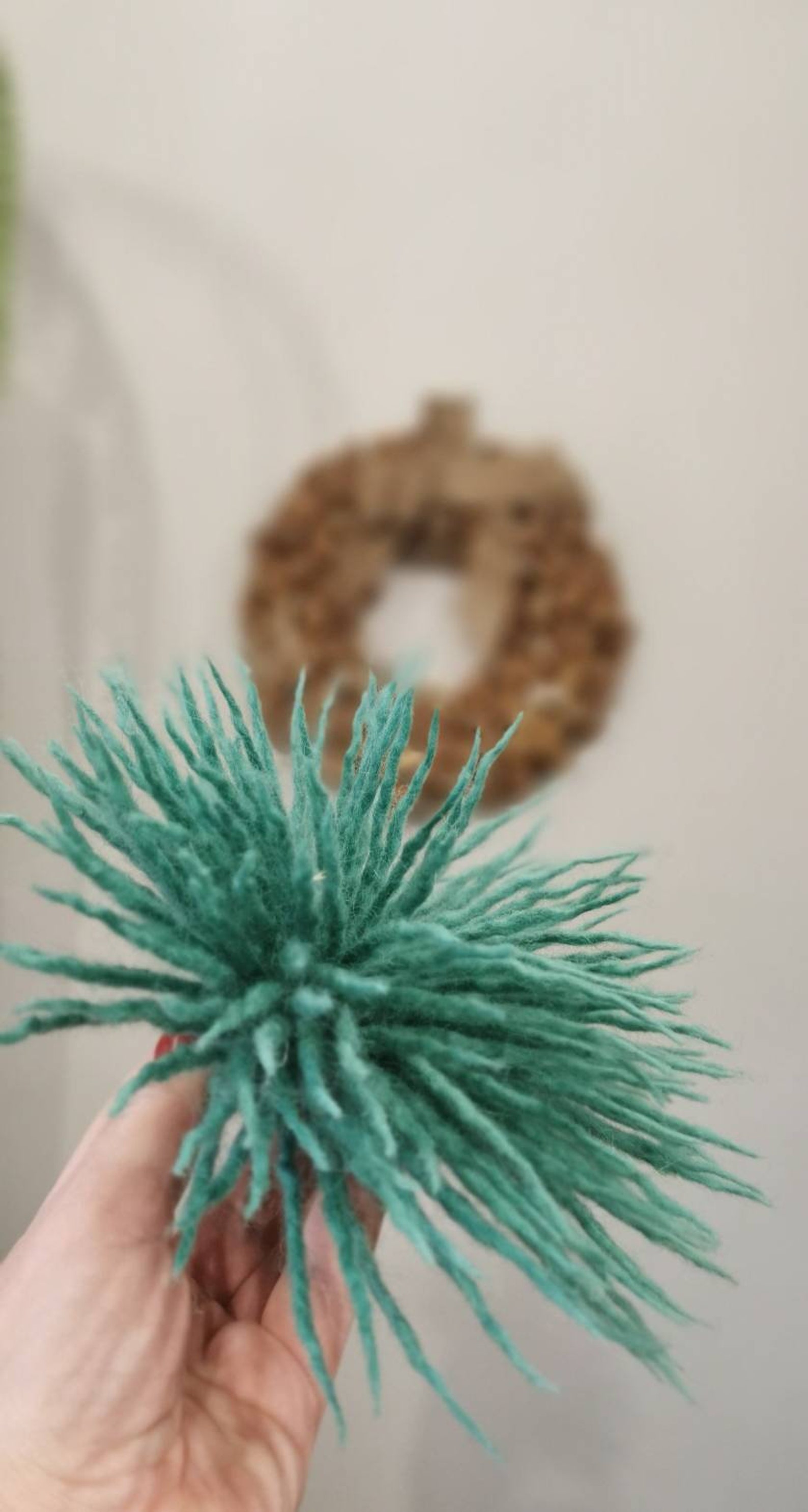 Handmade Flower Brooch Pin, Felted Jewerly, Large Flower Brooch, Felted ...
