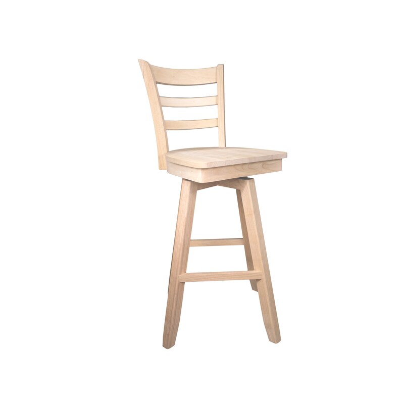 Bingltd Bandy Bar & Counter Stool Unfinished | Etsy