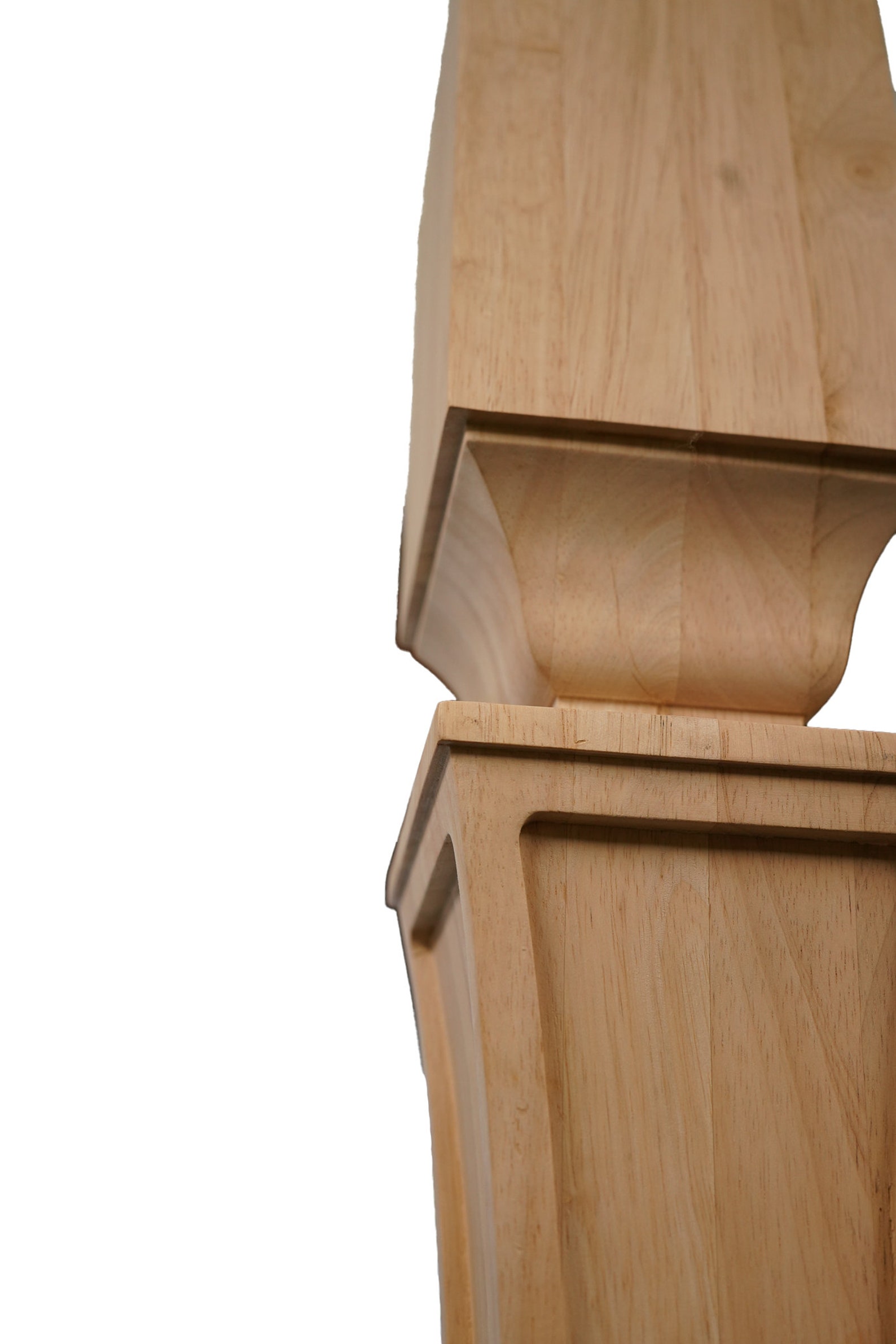 Bingltd - 41" Tall Unfinished Square Hardwood Kitchen Island Post - 1 ...