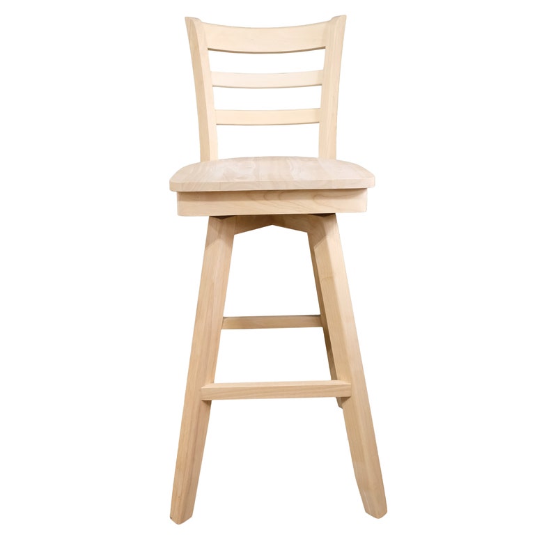 Bingltd Bandy Bar & Counter Stool Unfinished | Etsy