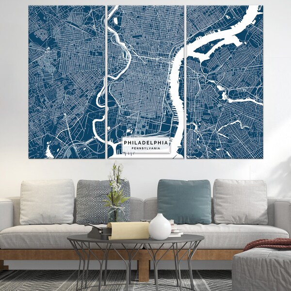 Philadelphia Canvas - Etsy