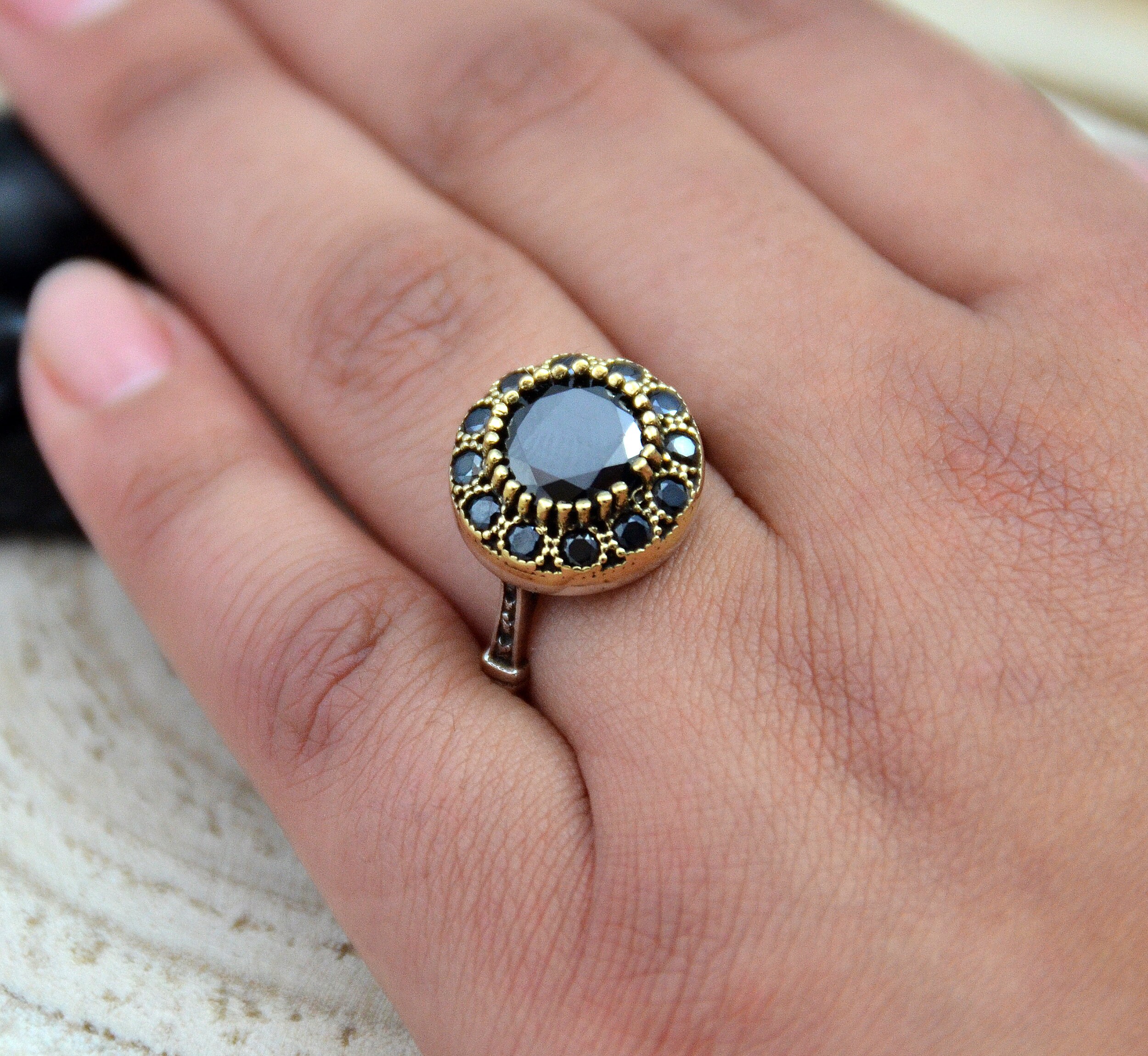 Turkish Handmade Ladies Ring Ottoman Style Ring 925k Sterling - Etsy
