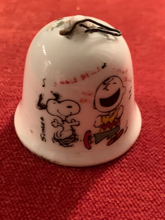 Vintage 1950 1958 peanuts bell porcelain | Etsy