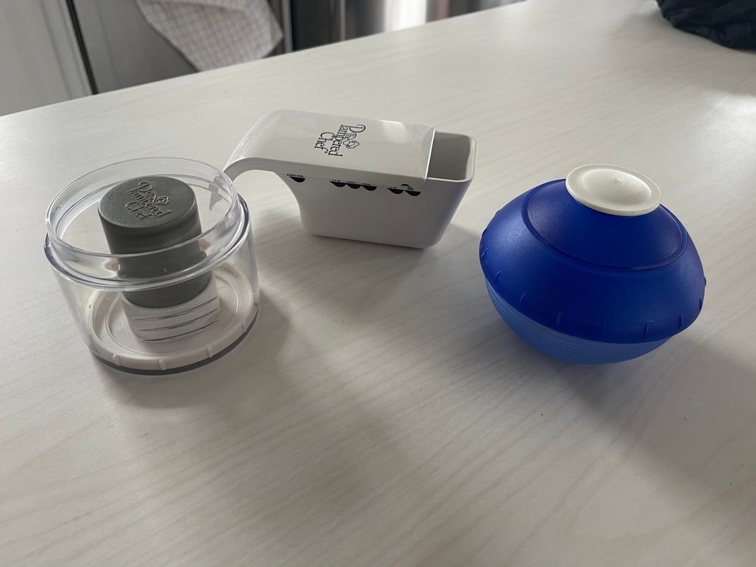 Three Piece Cookware Accessories Pampered Chef Tupperware Measuring Cup ...