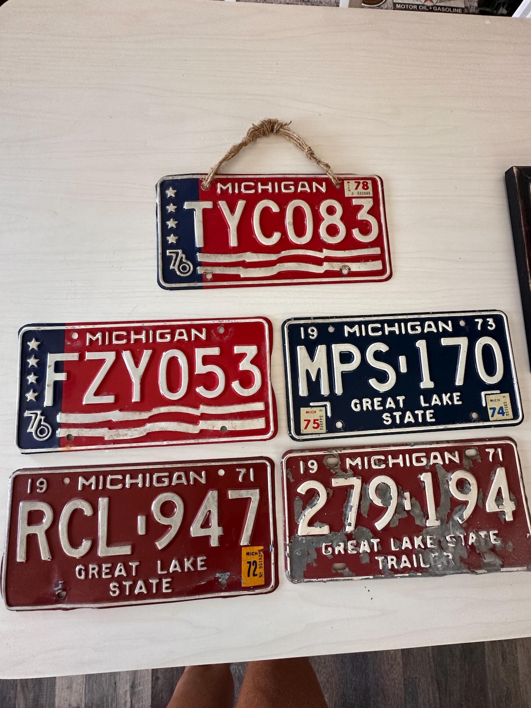 5 Michigan Detroit License Plates Classic Vintage Collectible 1970’s - Etsy