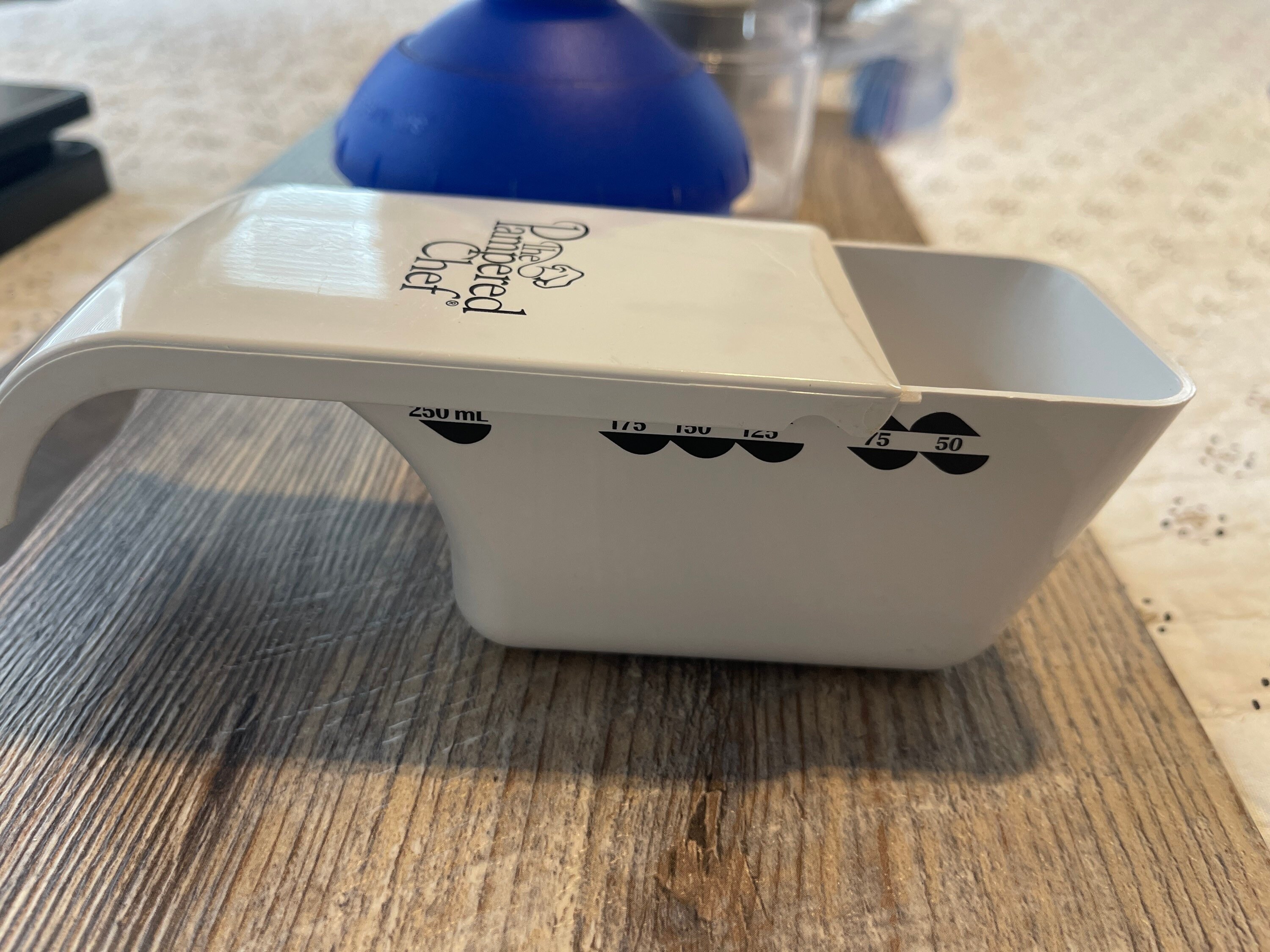 Three Piece Cookware Accessories Pampered Chef Tupperware Measuring Cup ...