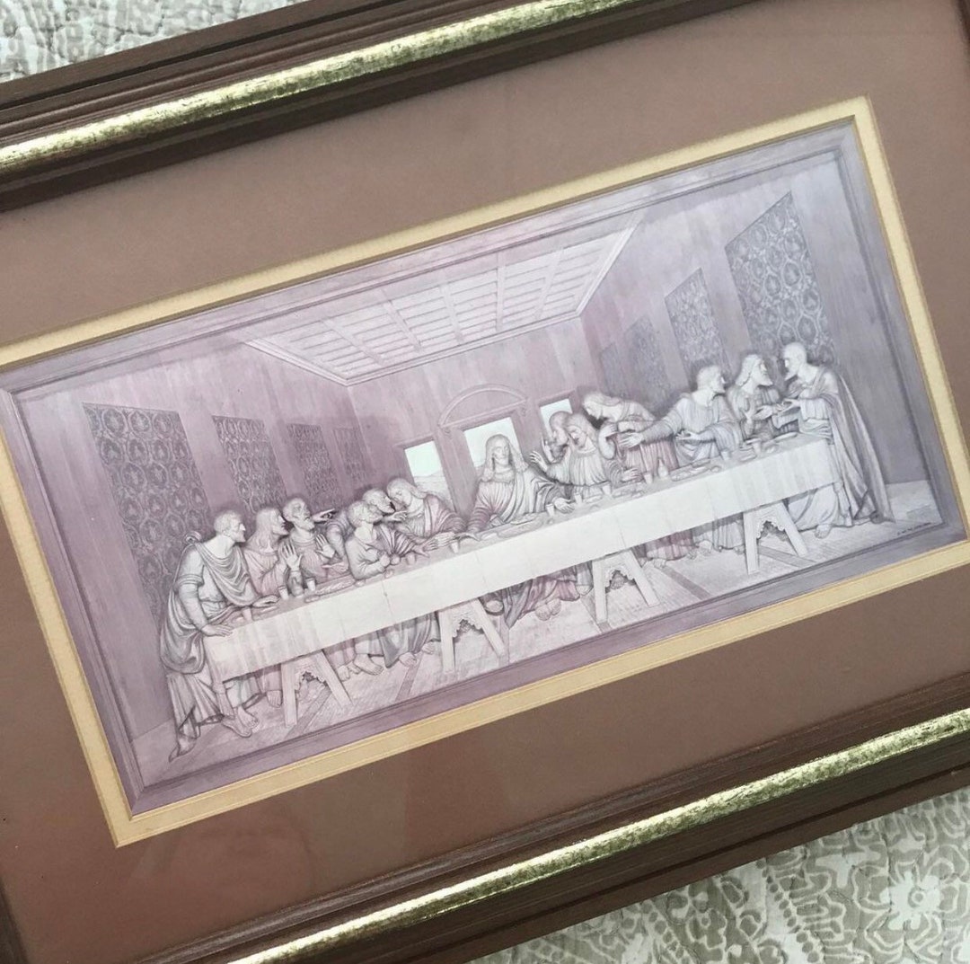 Vintage Lords Supper Art - Etsy