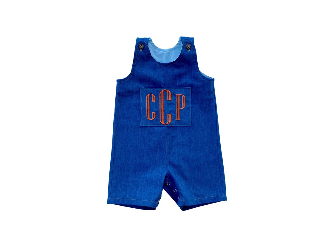 Custom Jon Jon for Toddler Boy, Monogrammed Romper for Summer, Baby Boy ...