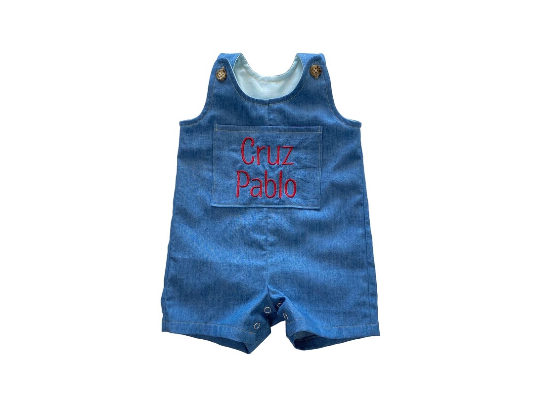 Personalized Baby Boy Outfit, Monogrammed Jon Jon, Outfit for Summer ...