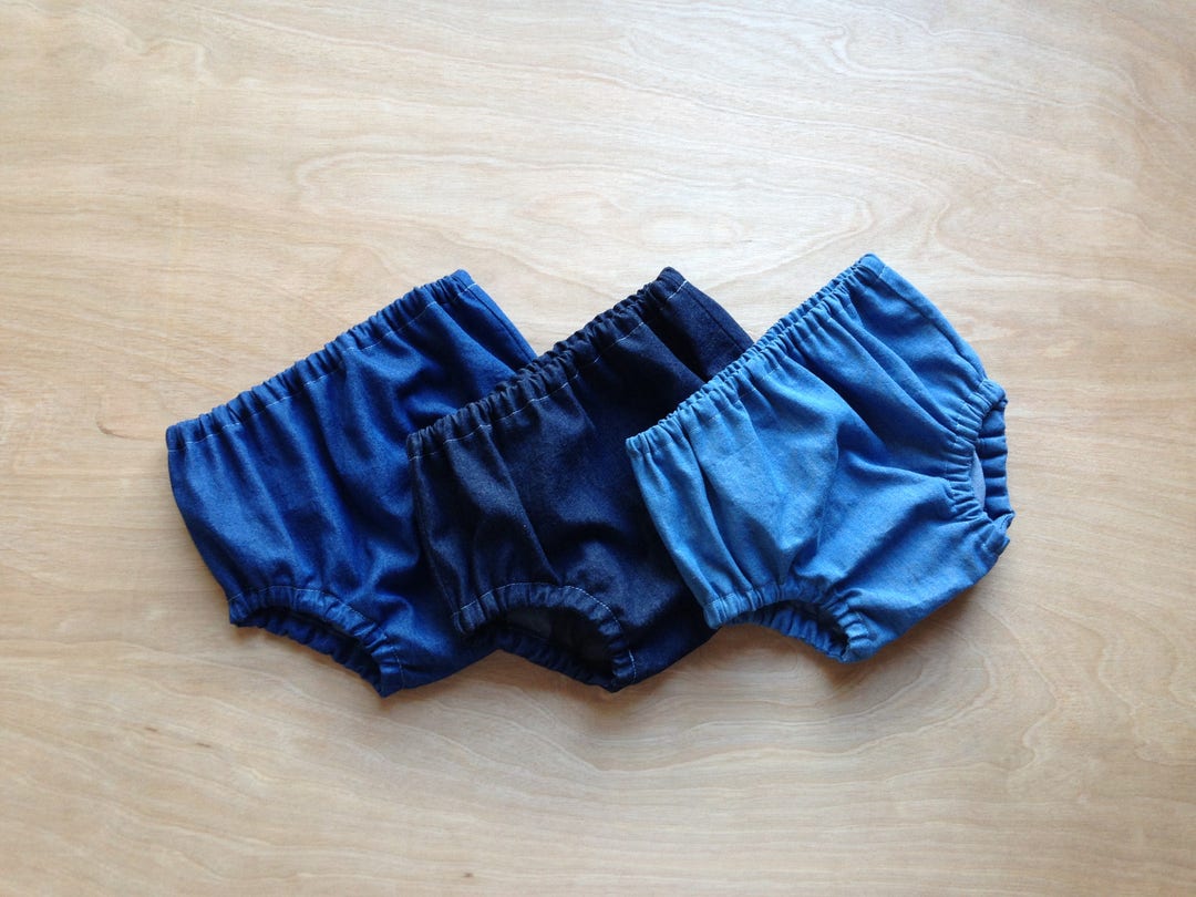 Denim Diaper Covers, Unisex Baby Clothes, Cotton Diaper Cover, New Born ...