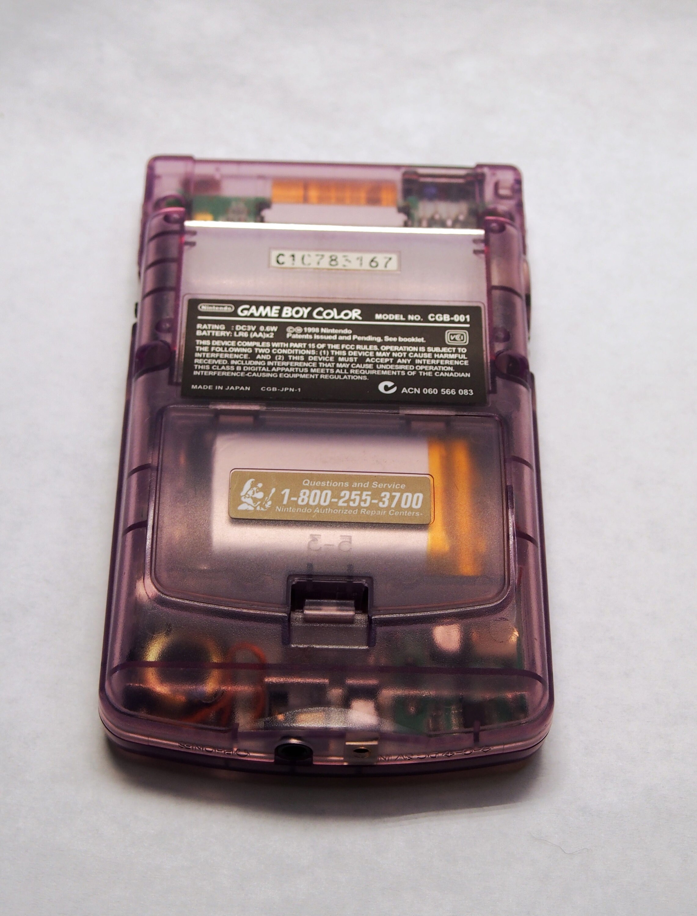 Retro Gaming Revived: Atomic Purple Gameboy Color With IPS Display ...