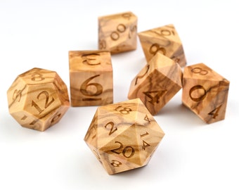 Wooden Dice - Etsy