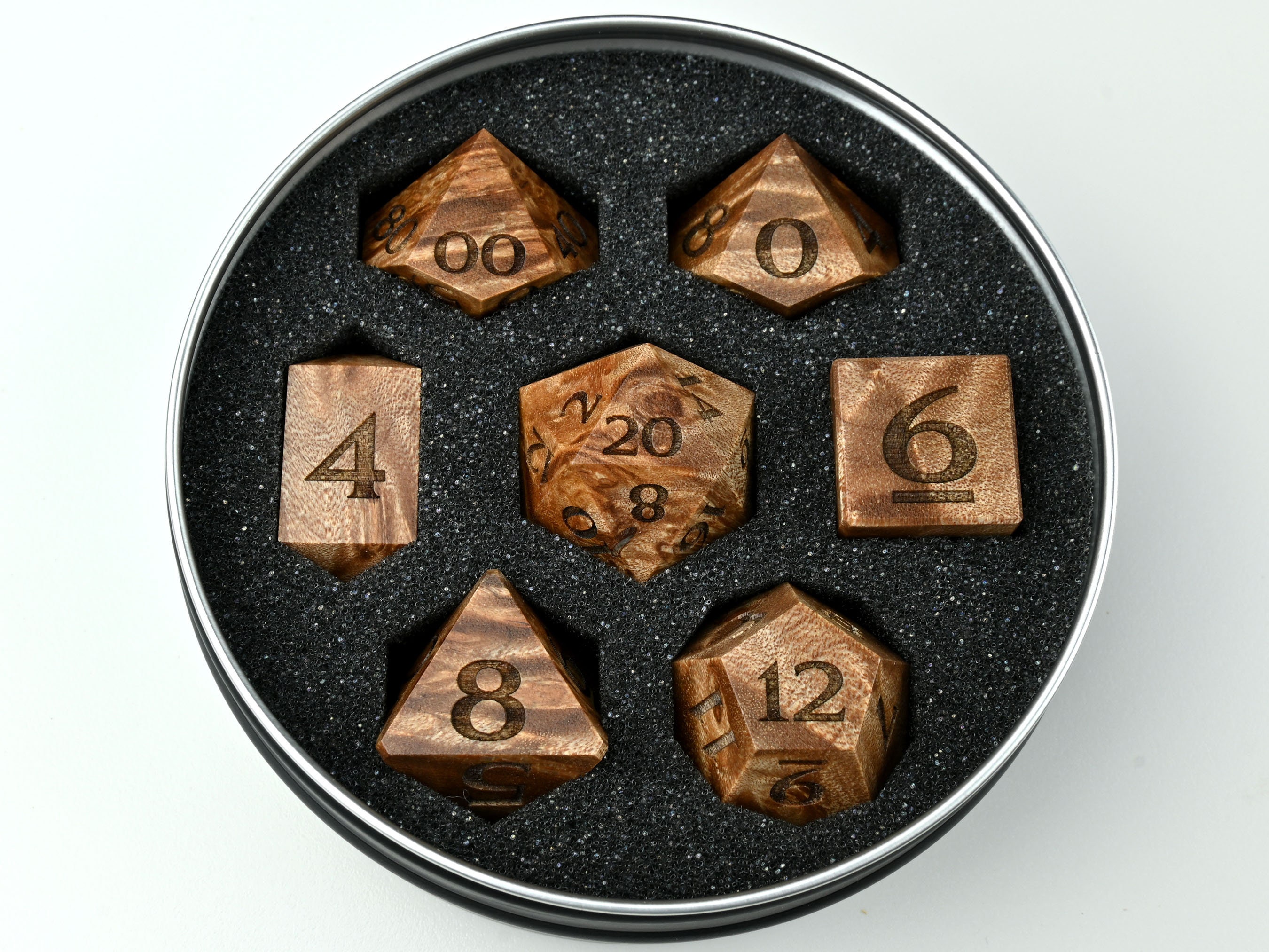Stabilized Maple Burl Dice Wooden Dice Set D&D Rpg | Etsy