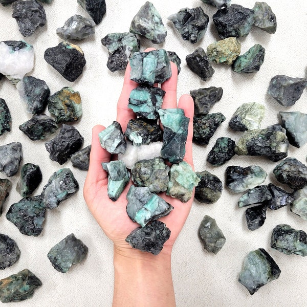 Tumbled Emerald - Etsy