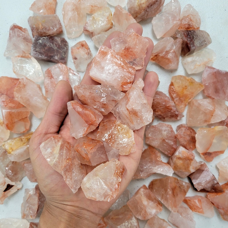 Raw Red Quartz - Etsy