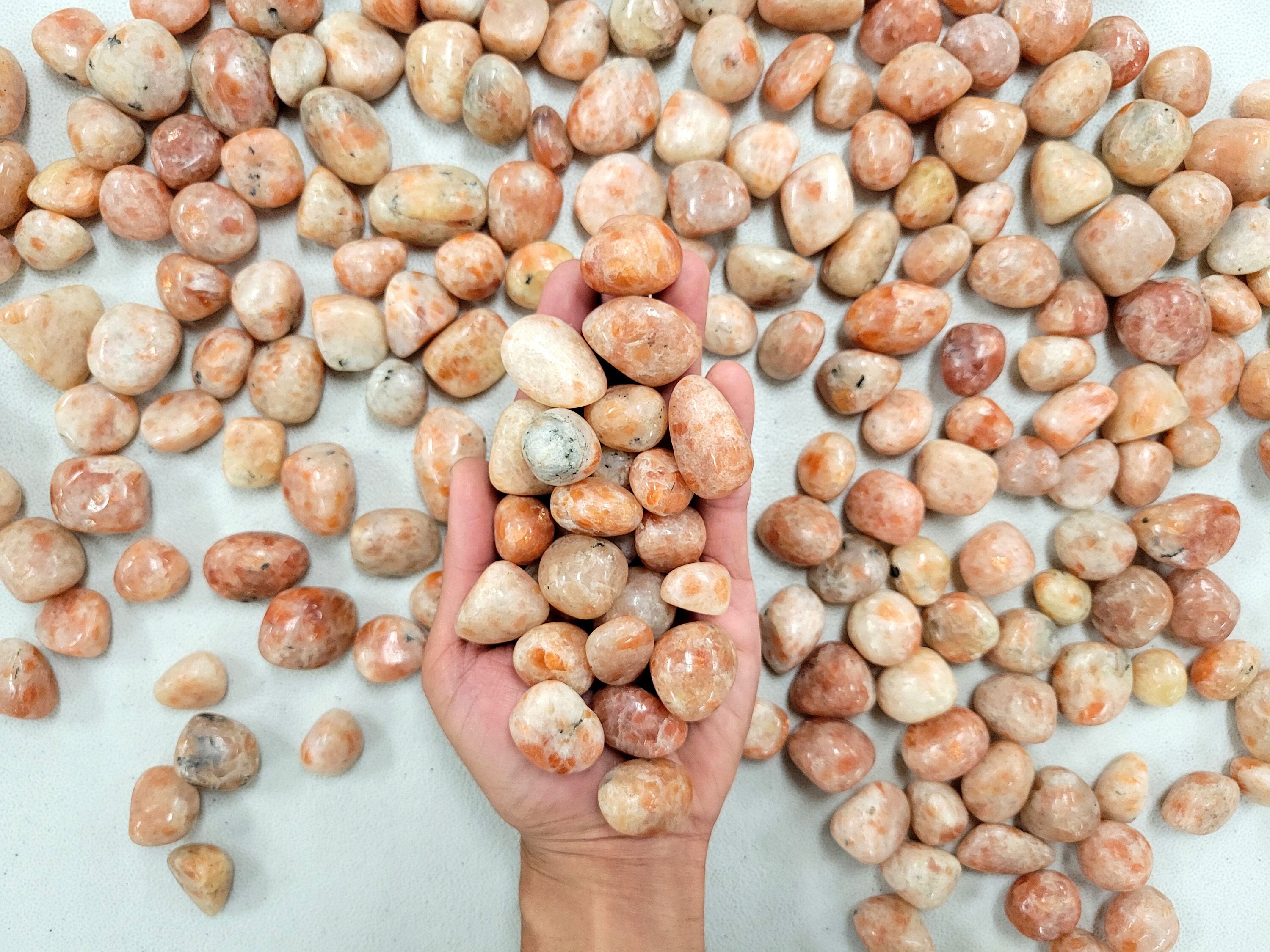 Tumbled Sunstone Crystal Stones From India - Etsy