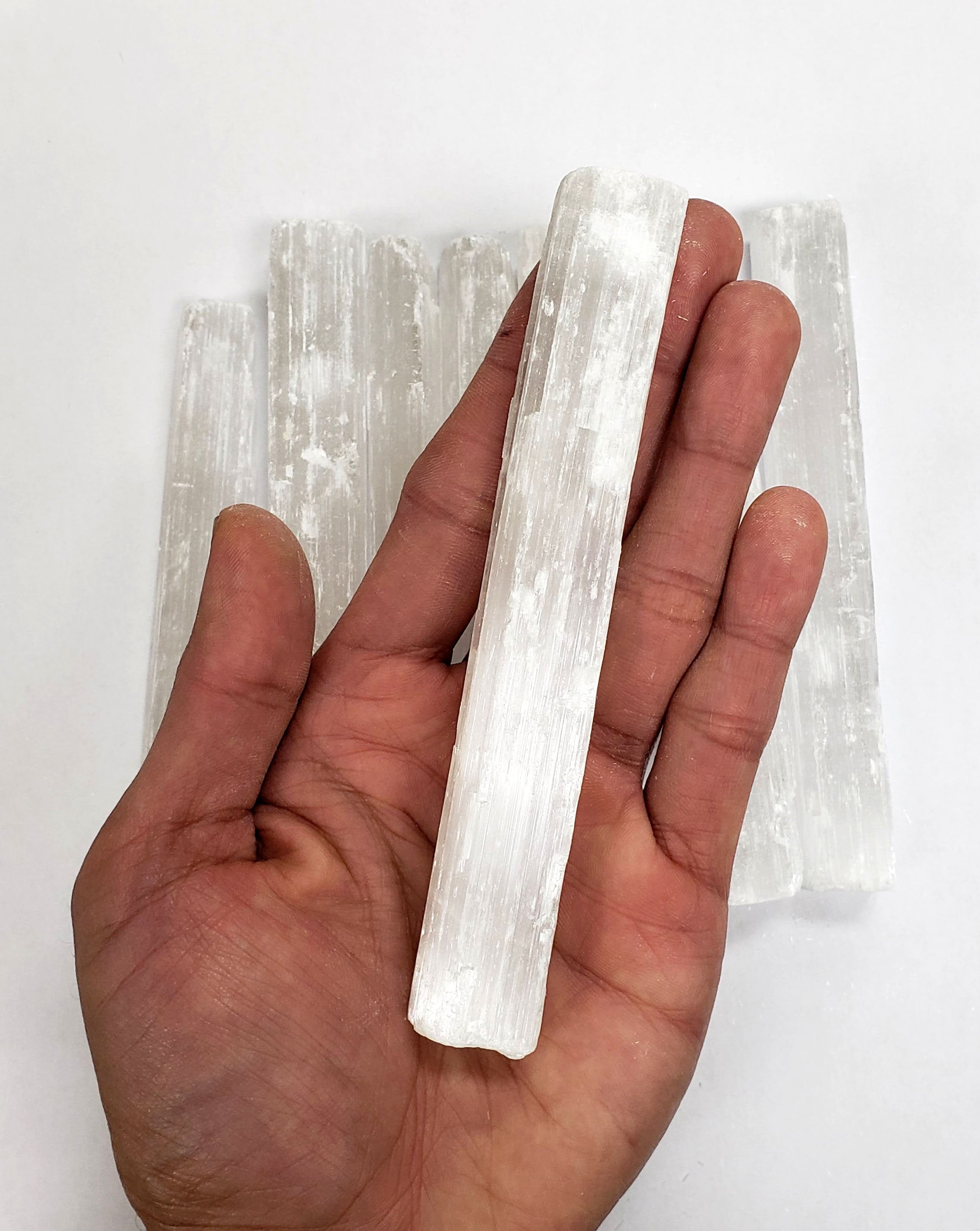 Selenite Sticks 5 High Grade Sticklets for Reiki - Etsy