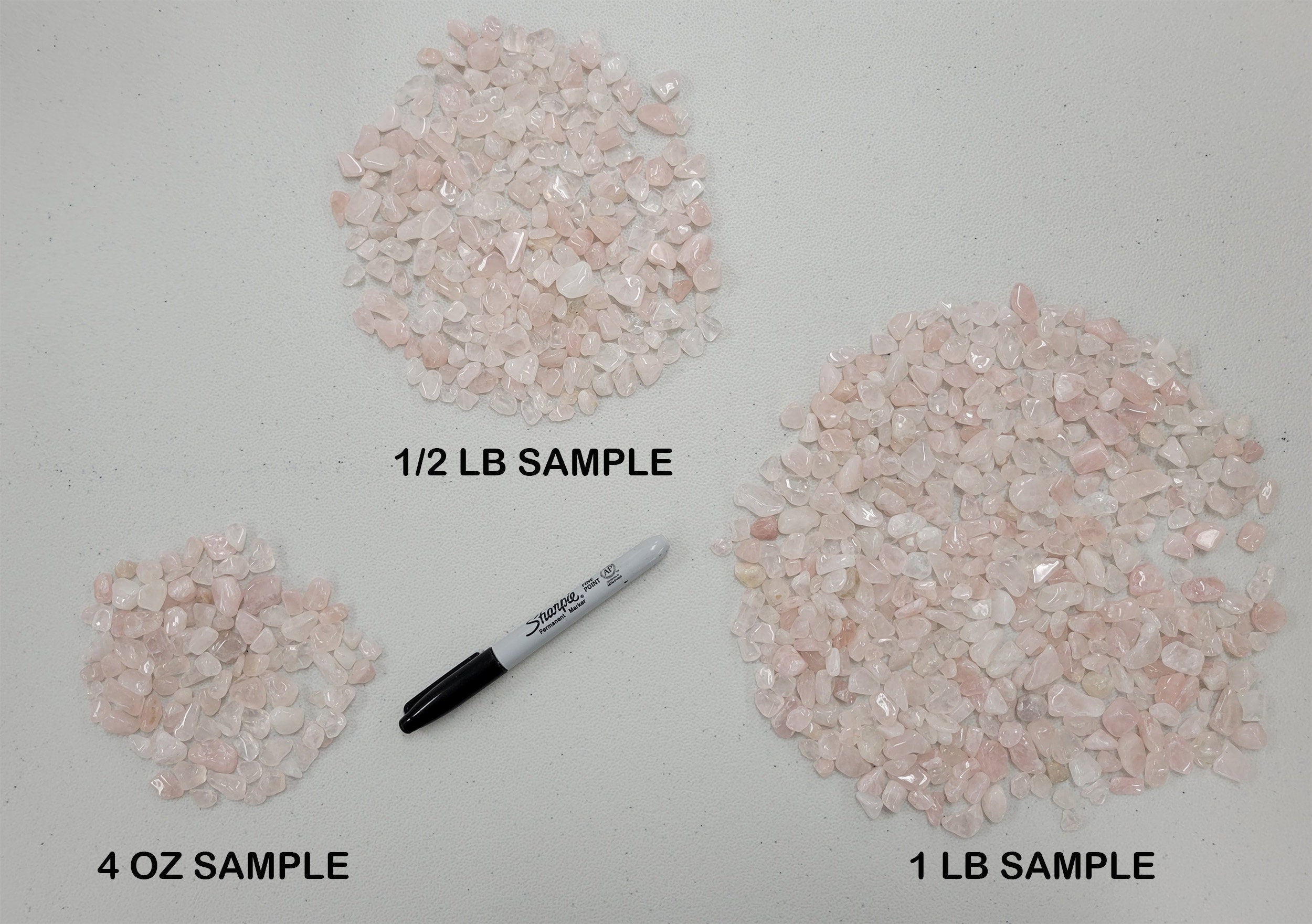 Tumbled Rose Quartz Chips Tiny Rose Quartz Crystals for - Etsy