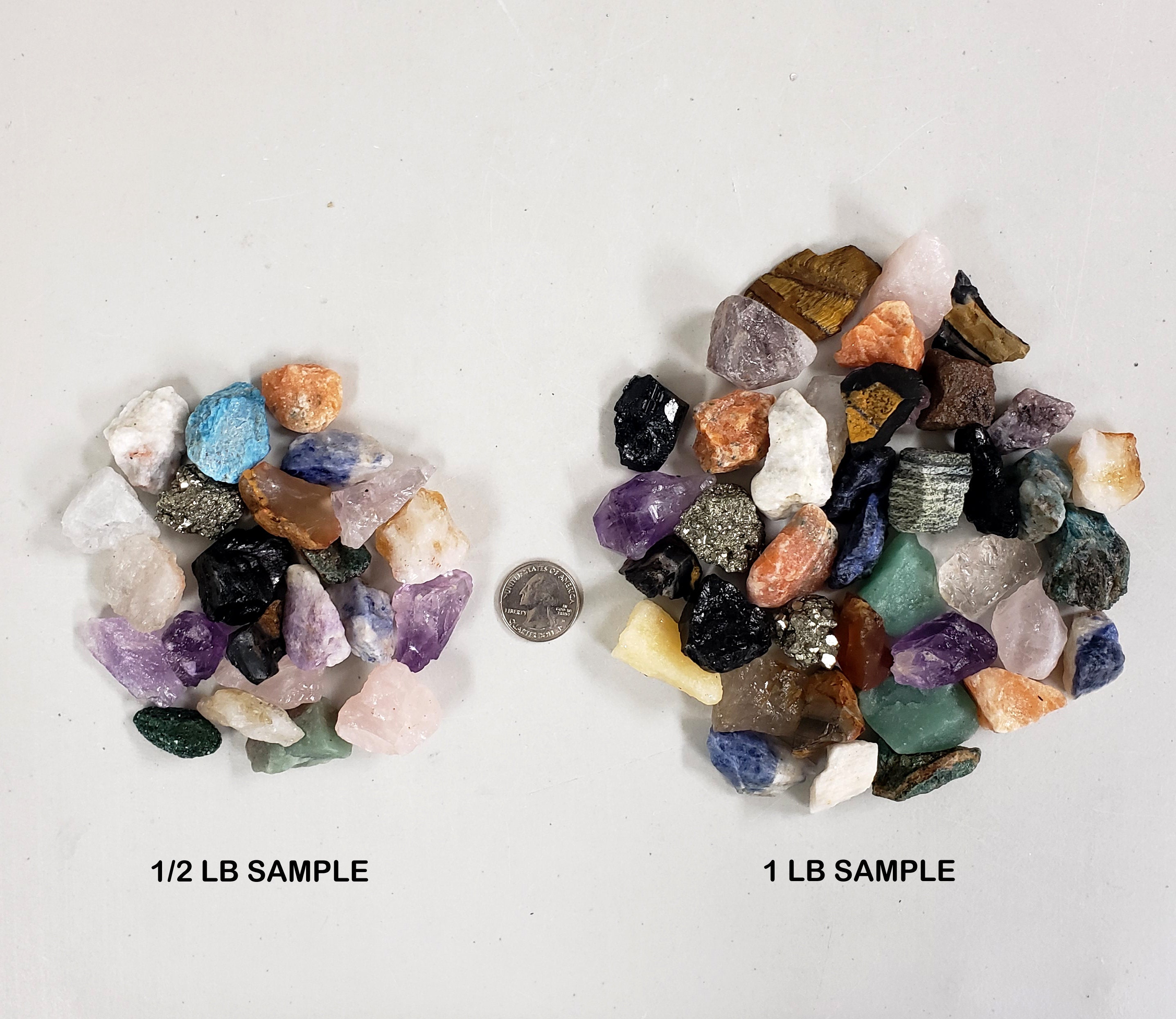 Raw Crystal Chunks 1 to 2 Assorted Crystals Bulk - Etsy