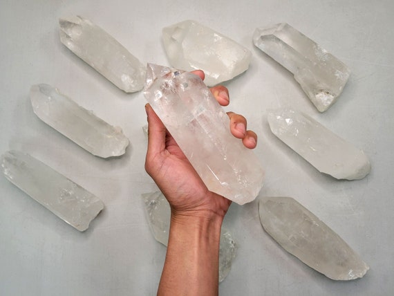 Jumbo Quartz Crystal Specimen Large Quartz Crystal Points - Etsy