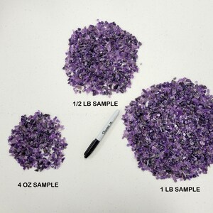 Tumbled Amethyst Chips, Loose Gemstone Chips Bulk, Tiny Tumbled ...