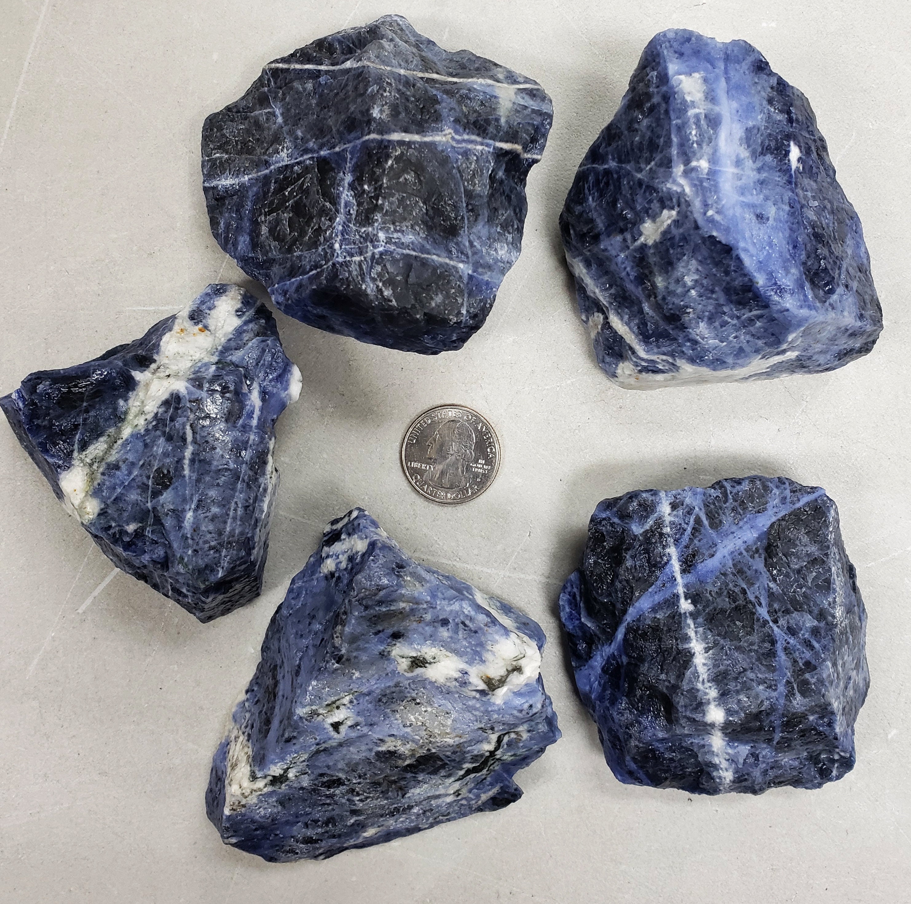 RAW SODALITE 1 ONE Large Chunk Sodalite Crystal Rough | Etsy