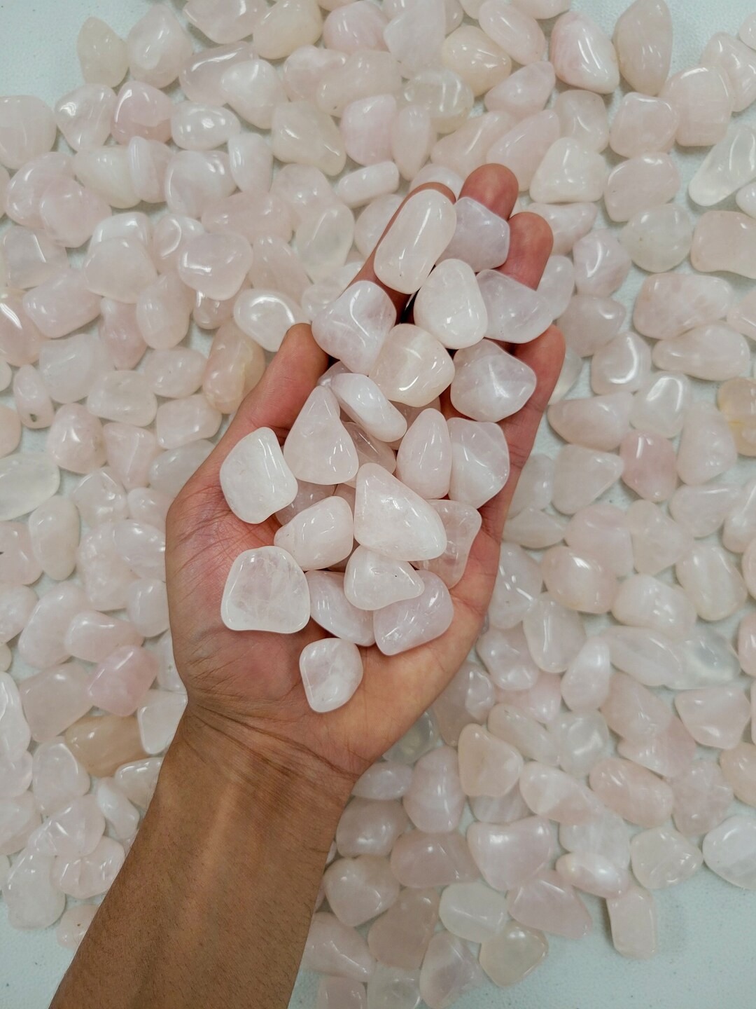 Small Tumbled Rose Quartz Crystals - 1/2 Inch to 1 Inch - Bulk Natural ...