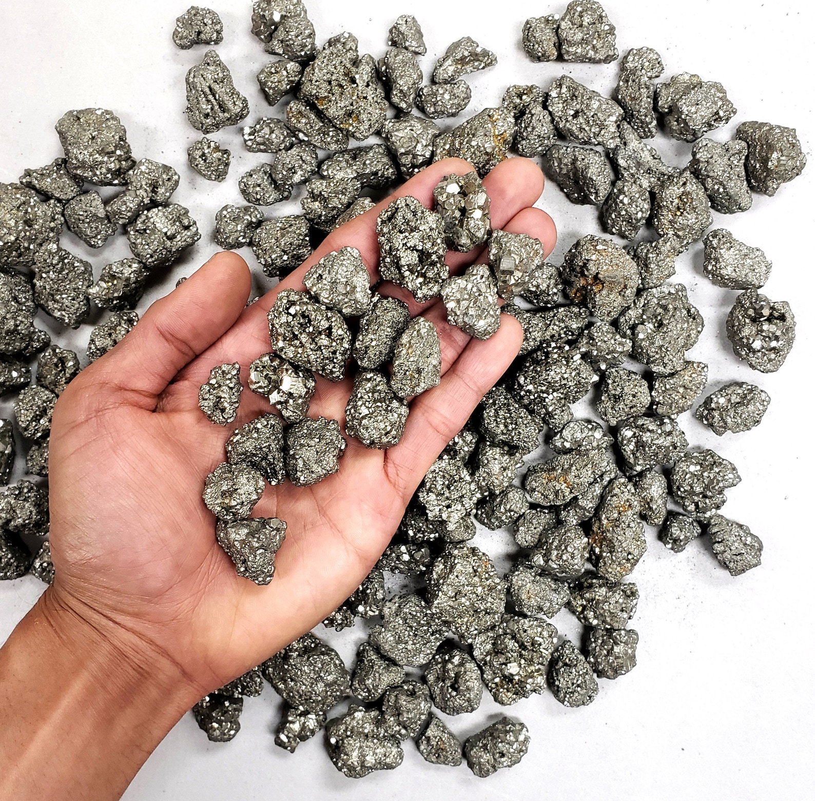 PYRITE Crystal Stone Small Chunks Bulk Wholesale Pyrite - Etsy