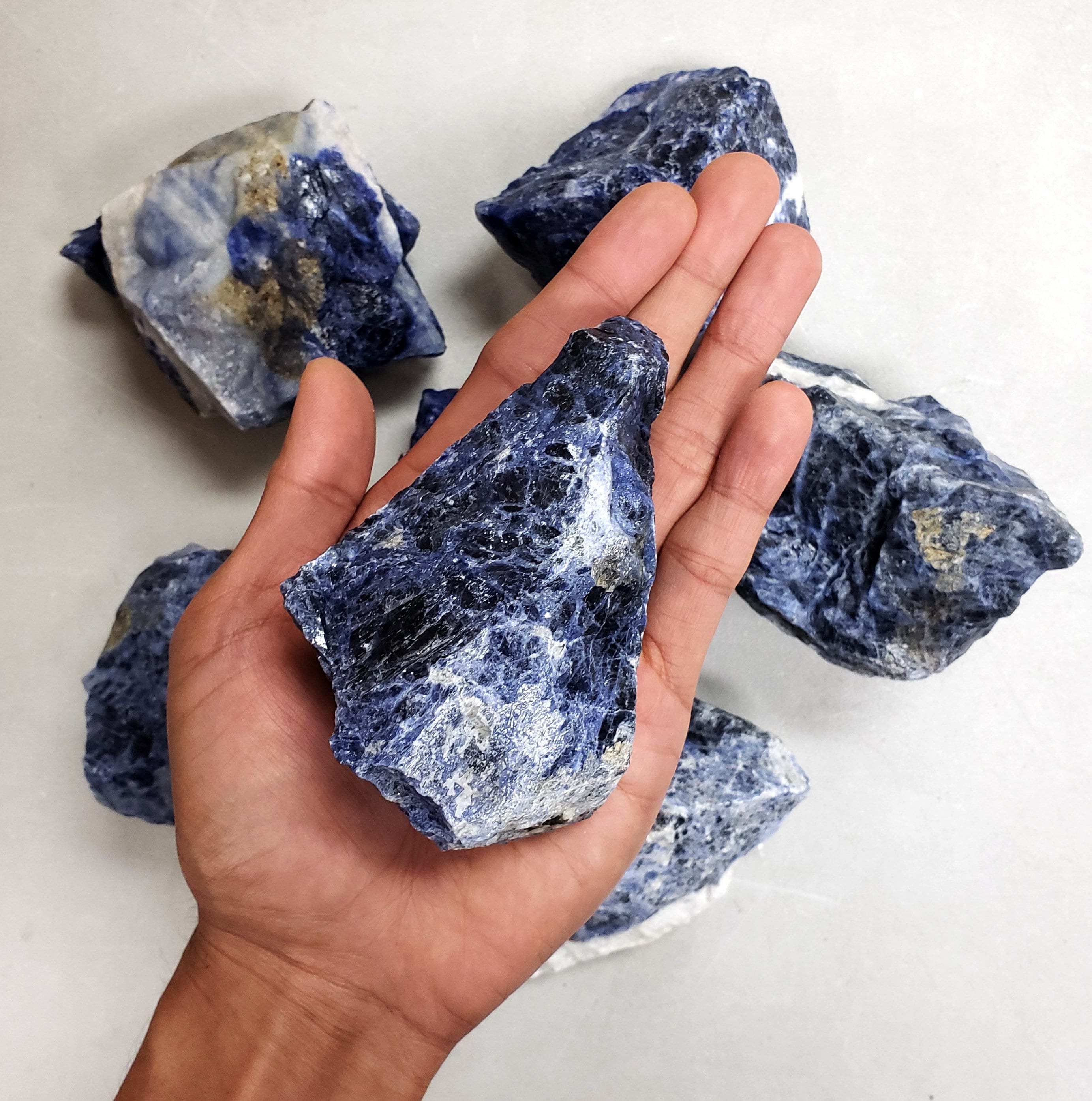 Large Sodalite Crystal Rough Natural Rocks for Lapidary - Etsy