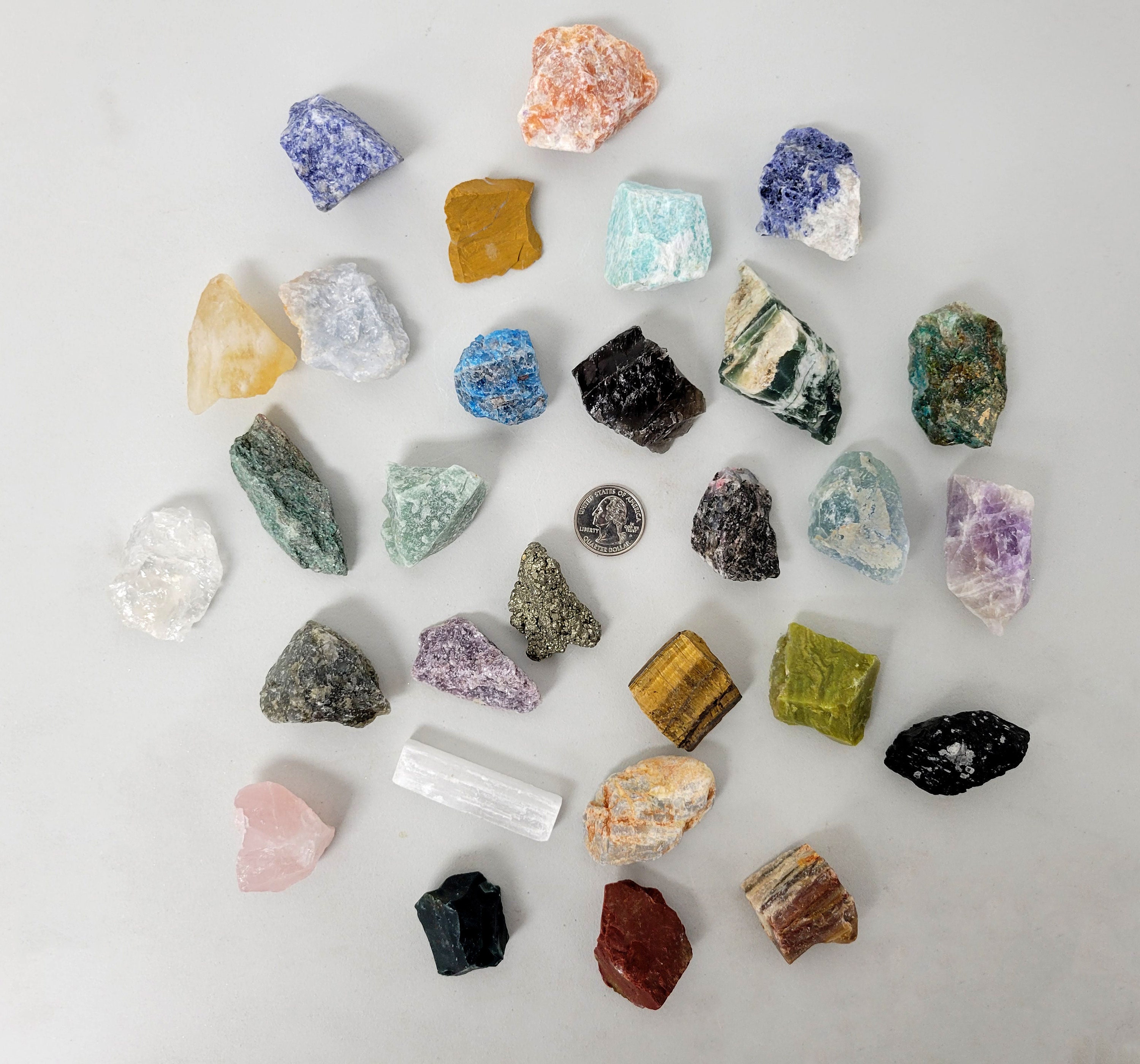 Custom Raw Crystals Pick Your Own Crystal Collection Rough - Etsy