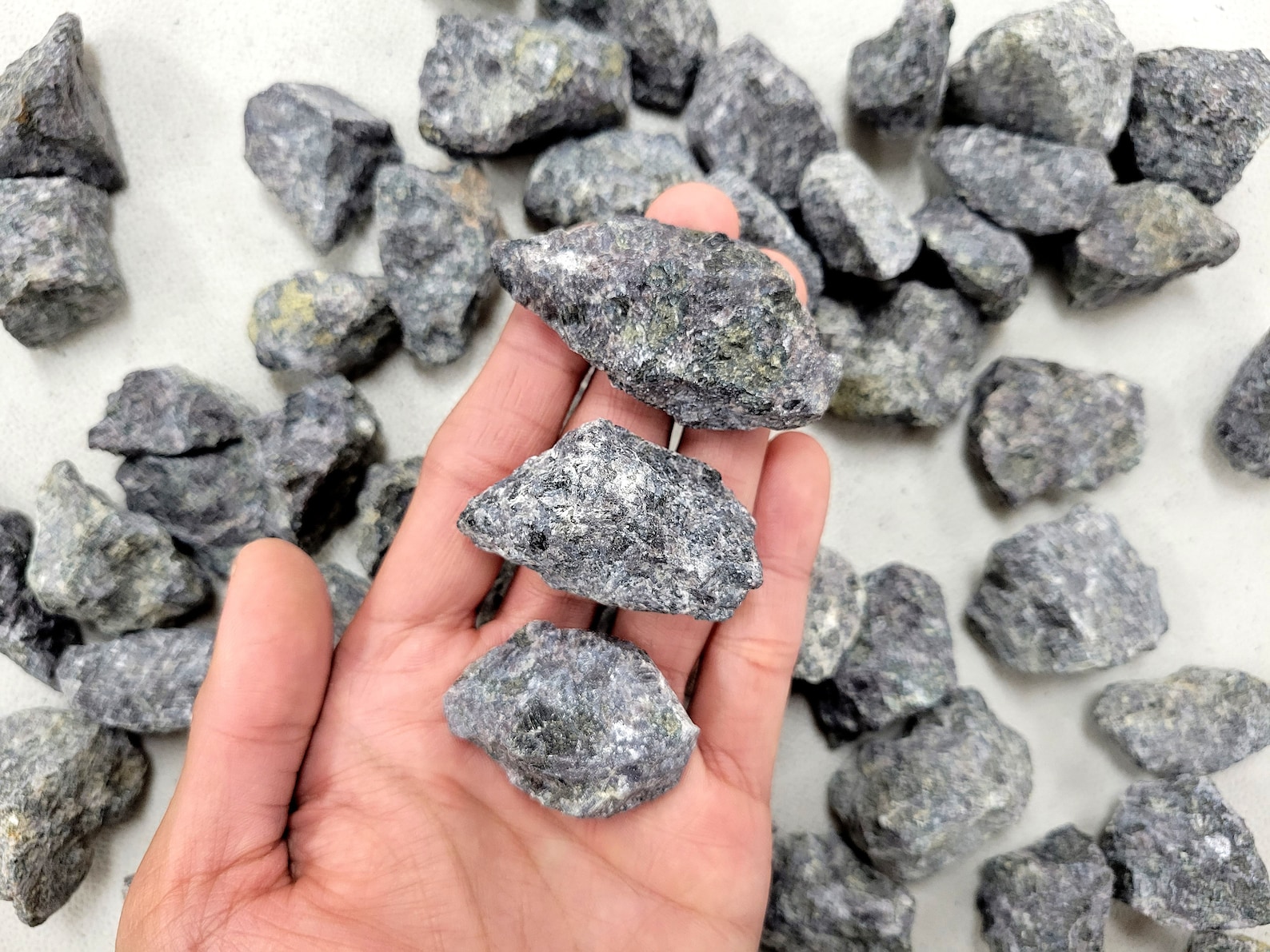 Indigo Gabbro Stones Rough Mystic Merlinite Raw Crystals - Etsy