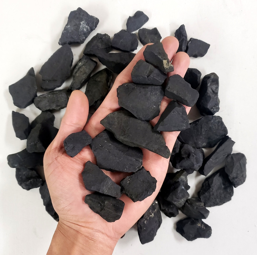 Shungite Stones - Raw Natural Chunks From Russia - Shungite Stone for ...