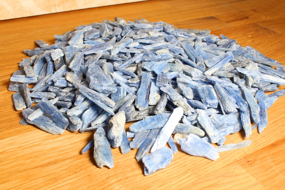 Blue Kyanite Blades Natural Healing Crystals 4 Oz, 8 Oz, 1 Lb, Bulk Lot ...