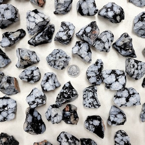Raw Snowflake Obsidian Crystal Stones From Mexico, Bulk Rough Minerals ...