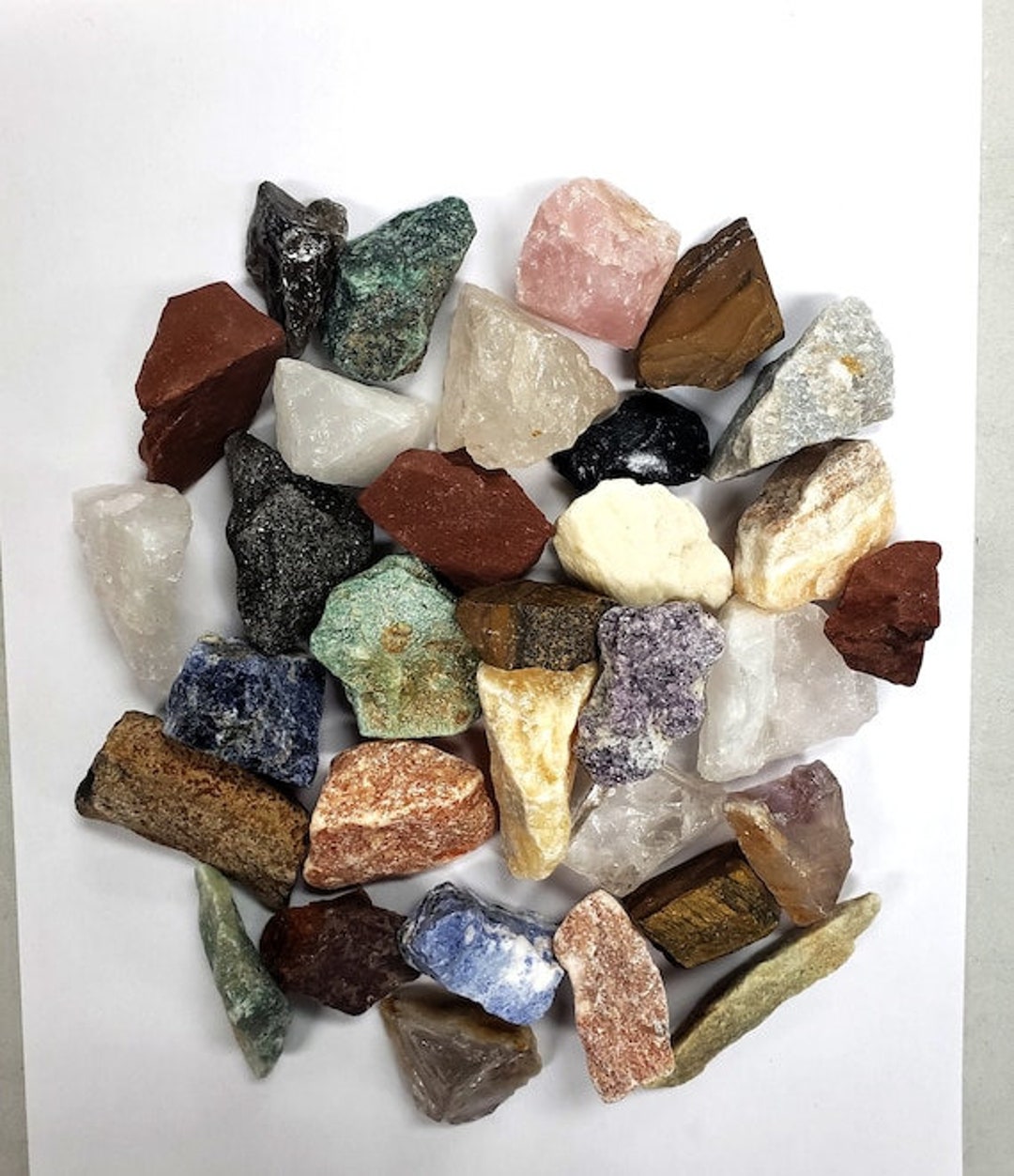 Bulk Brazilian Stones Mix - Bulk Rough Stones for Tumbling, Cabbing ...