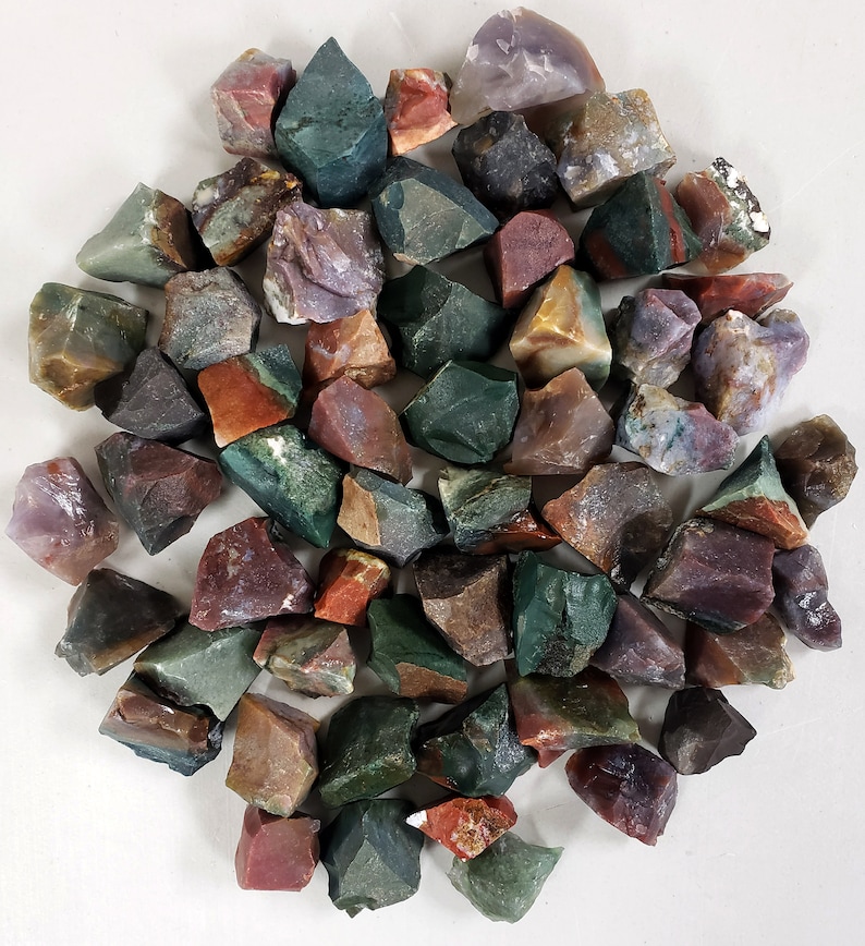 Raw Bloodstone Crystal 1 to 2 From India Aka | Etsy