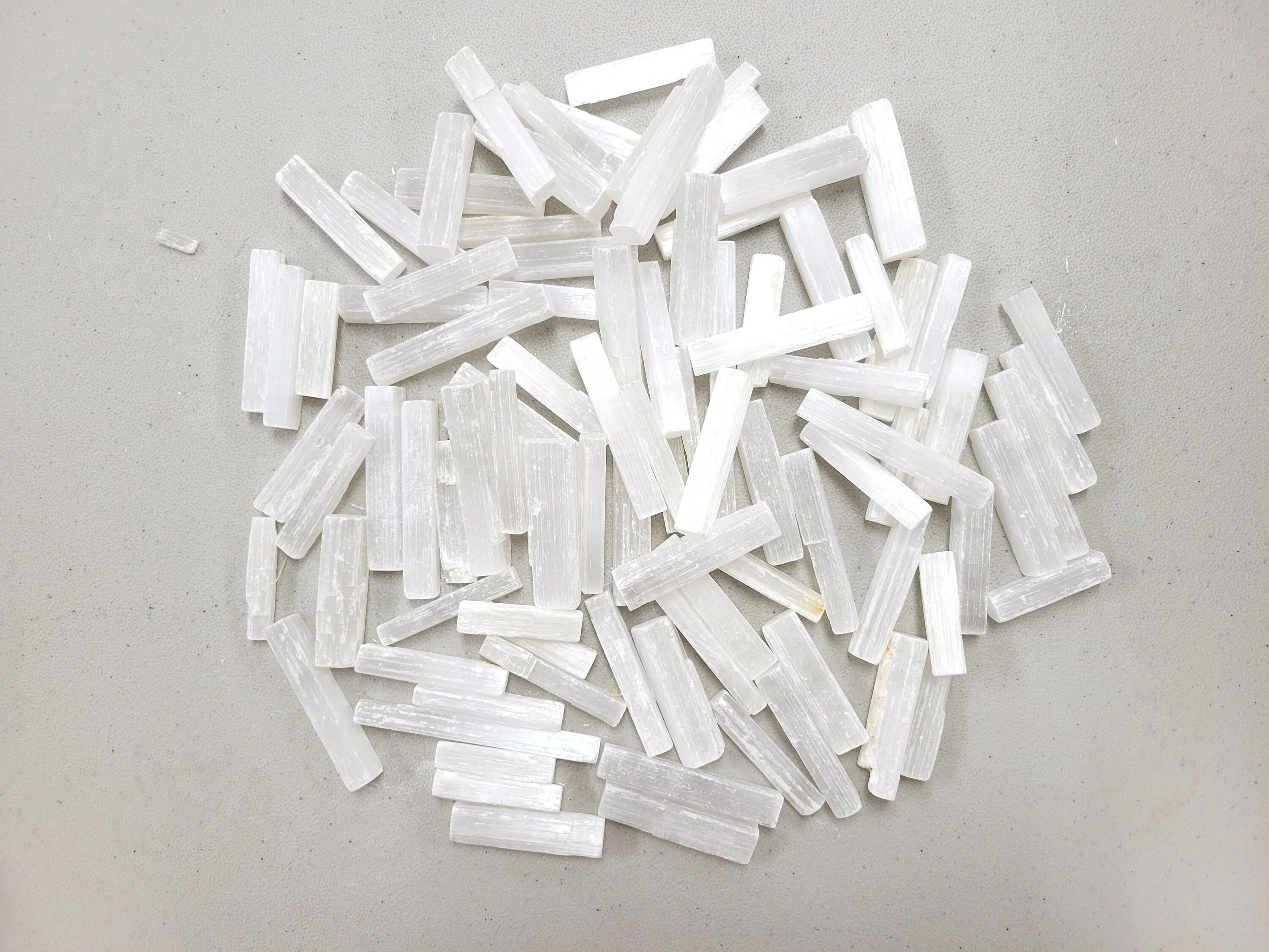 Selenite Sticks - Bulk Wholesale Lot - Selenite Crystal, Gypsum, White ...
