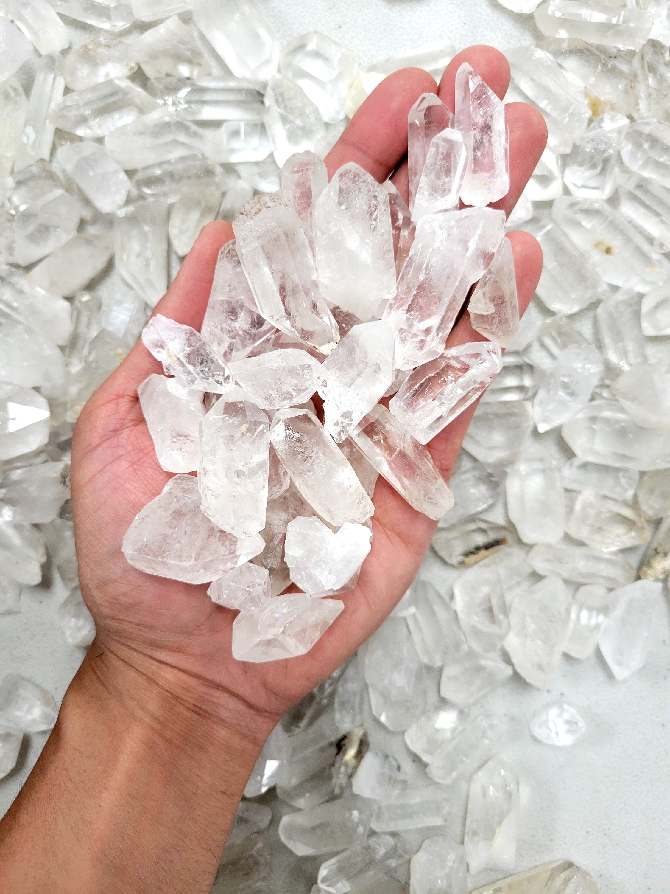 Small Quartz Crystal Points Tiny Quartz Jewelry Size Stone - Etsy