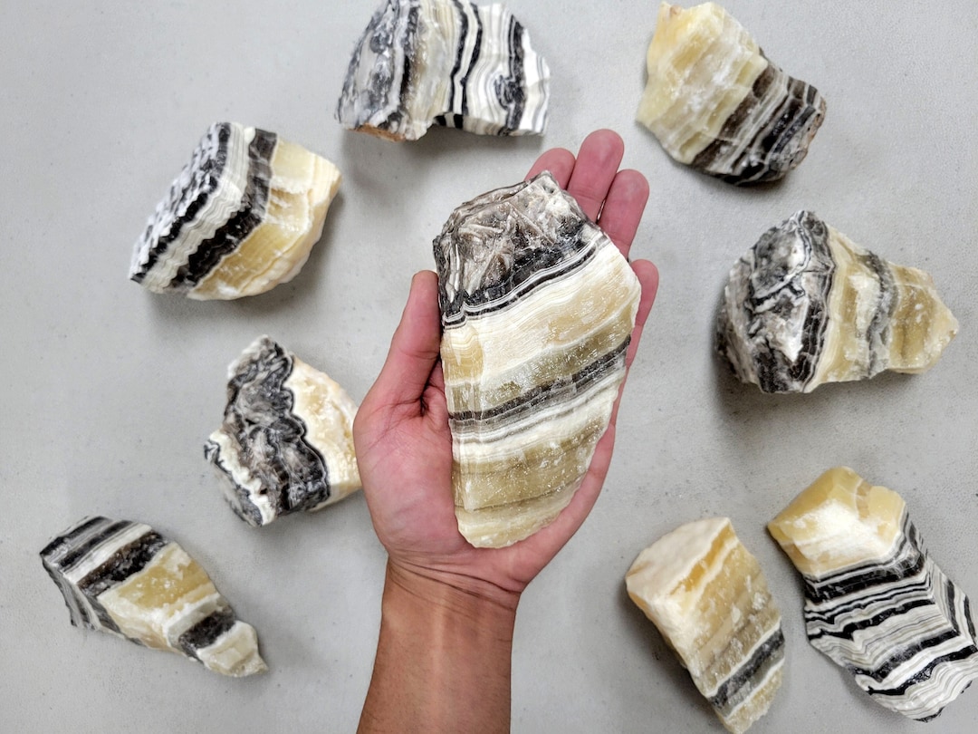 Large Zebra Calcite Crystal Slabs From Mexico, Giant Natural Stones for ...