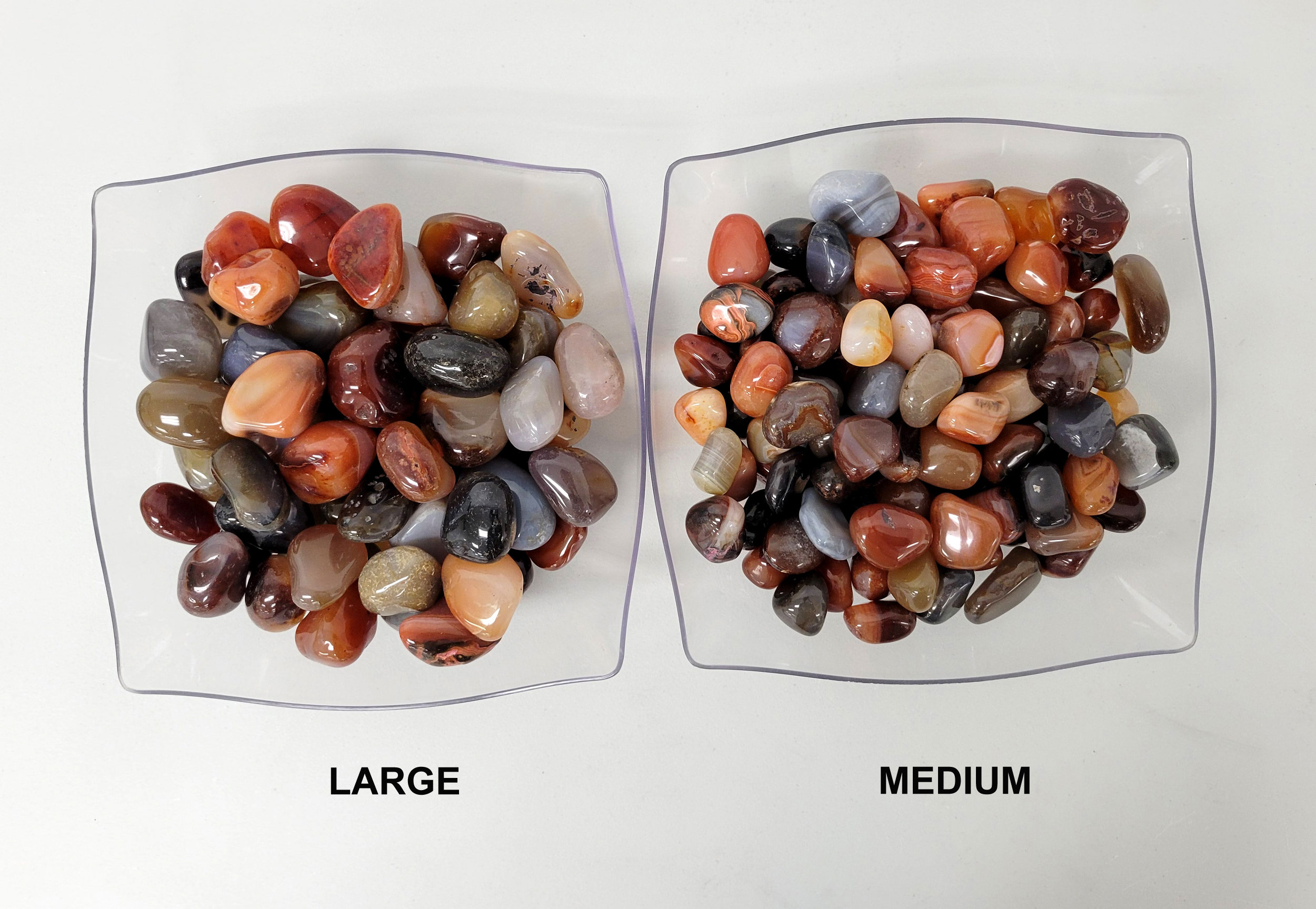 Tumbled Stones Mix Agates Assorted Lot Bulk Polished - Etsy
