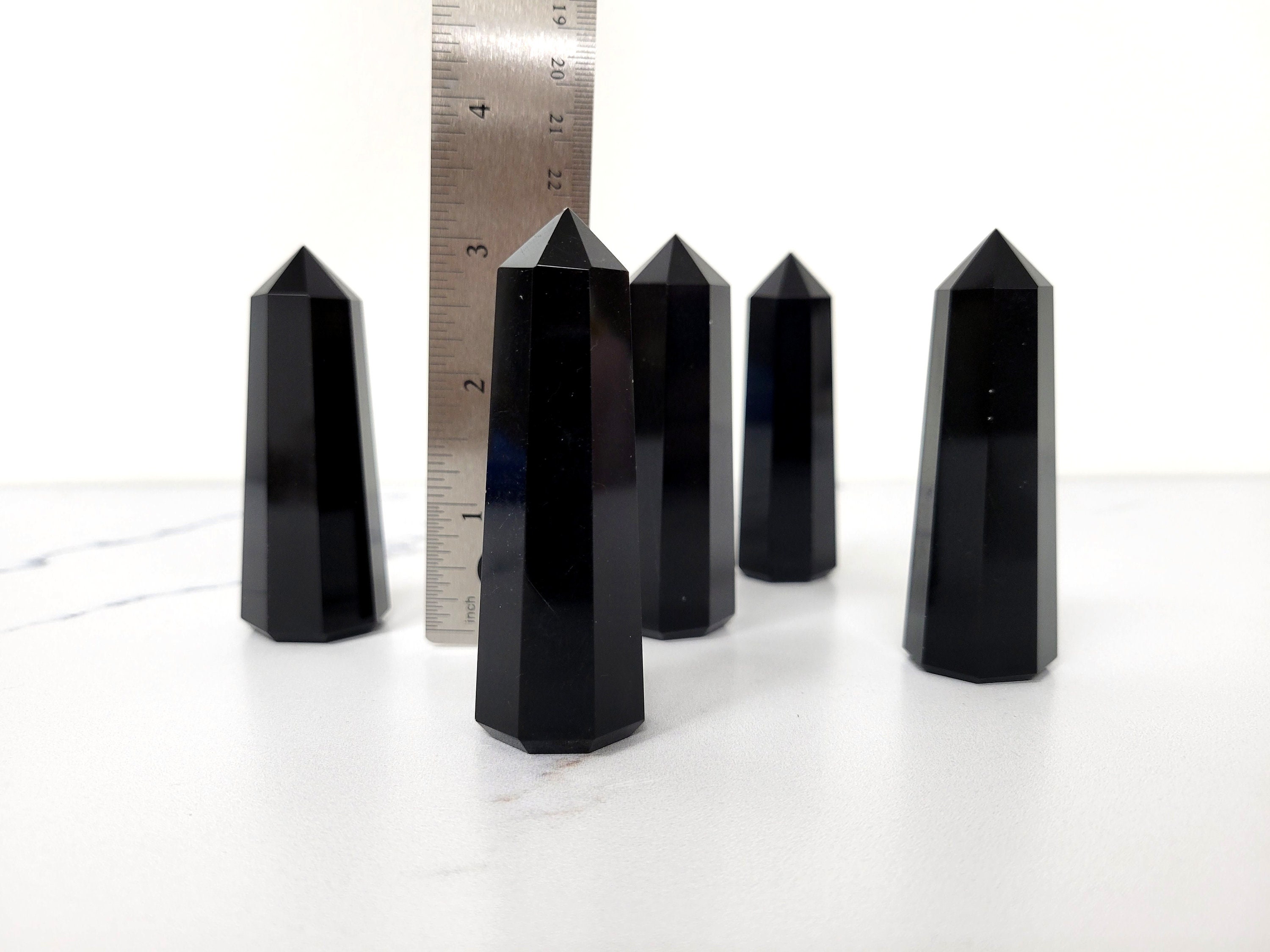 Octagon Crystal Towers, Natural Stone Tower Points Crystal Obelisk ...