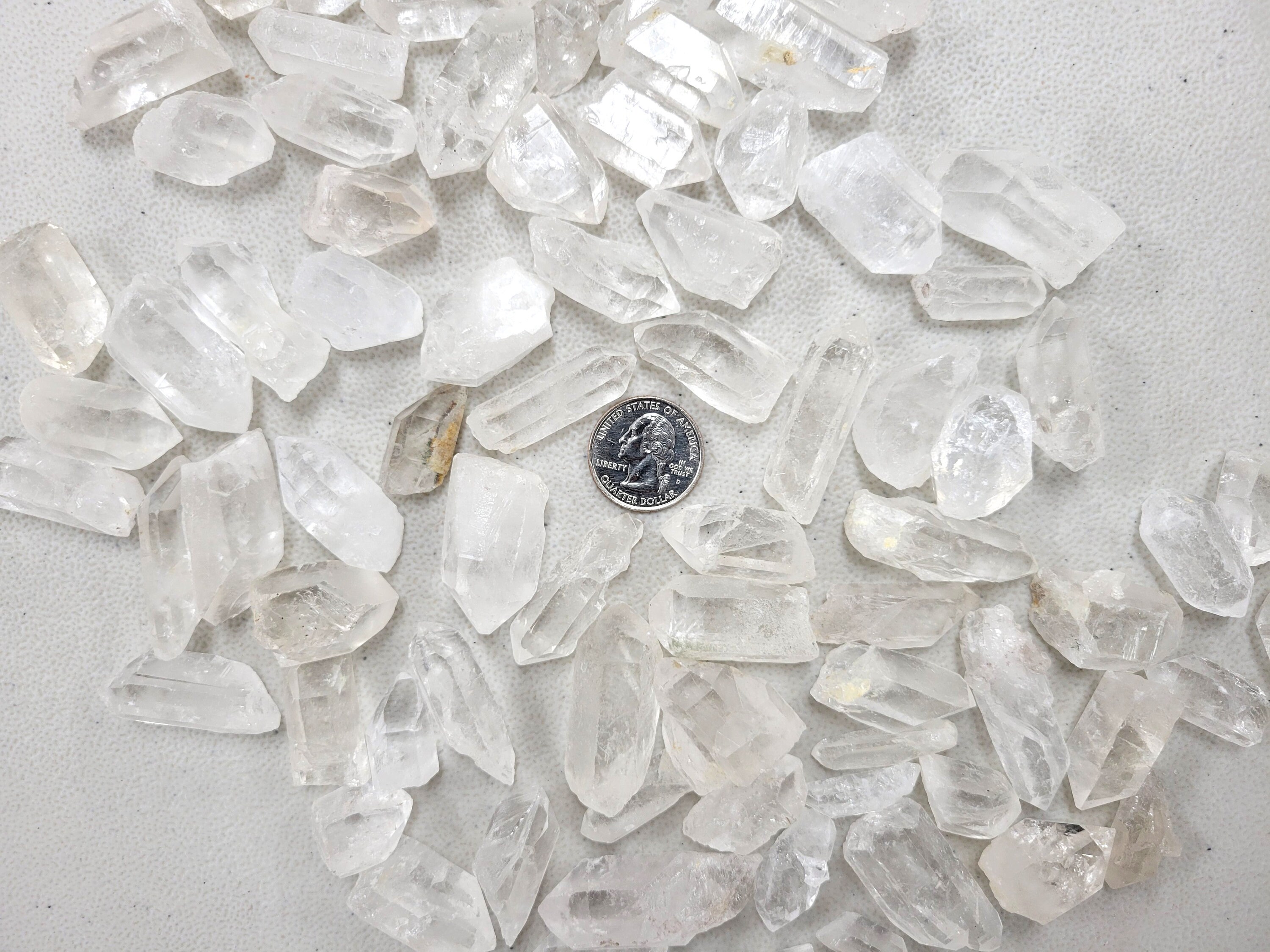 Small Quartz Crystal Points Tiny Quartz Jewelry Size Stone - Etsy