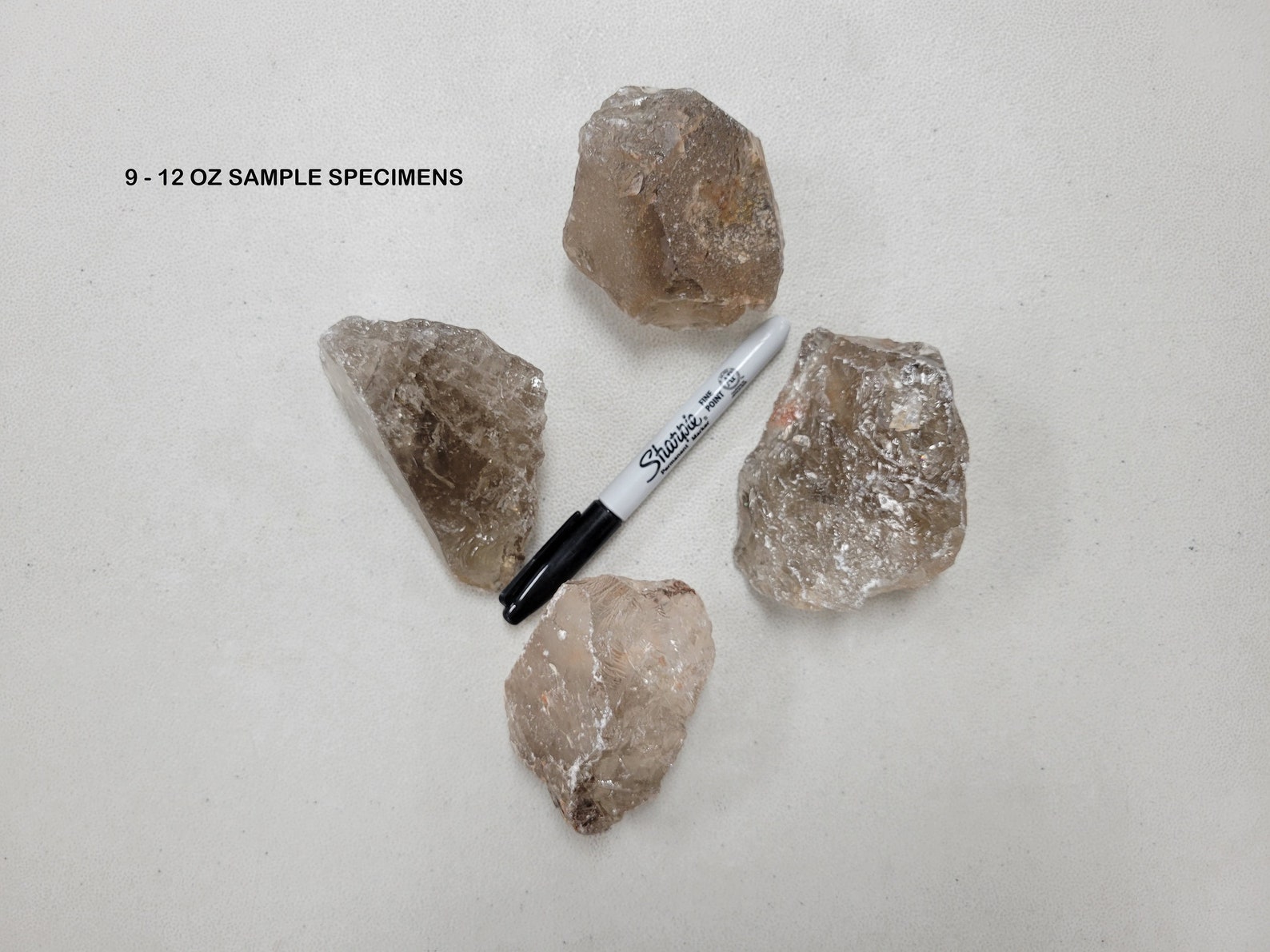 Large Smoky Quartz Rough Crystal Chunks for Lapidary Crystal Healing ...