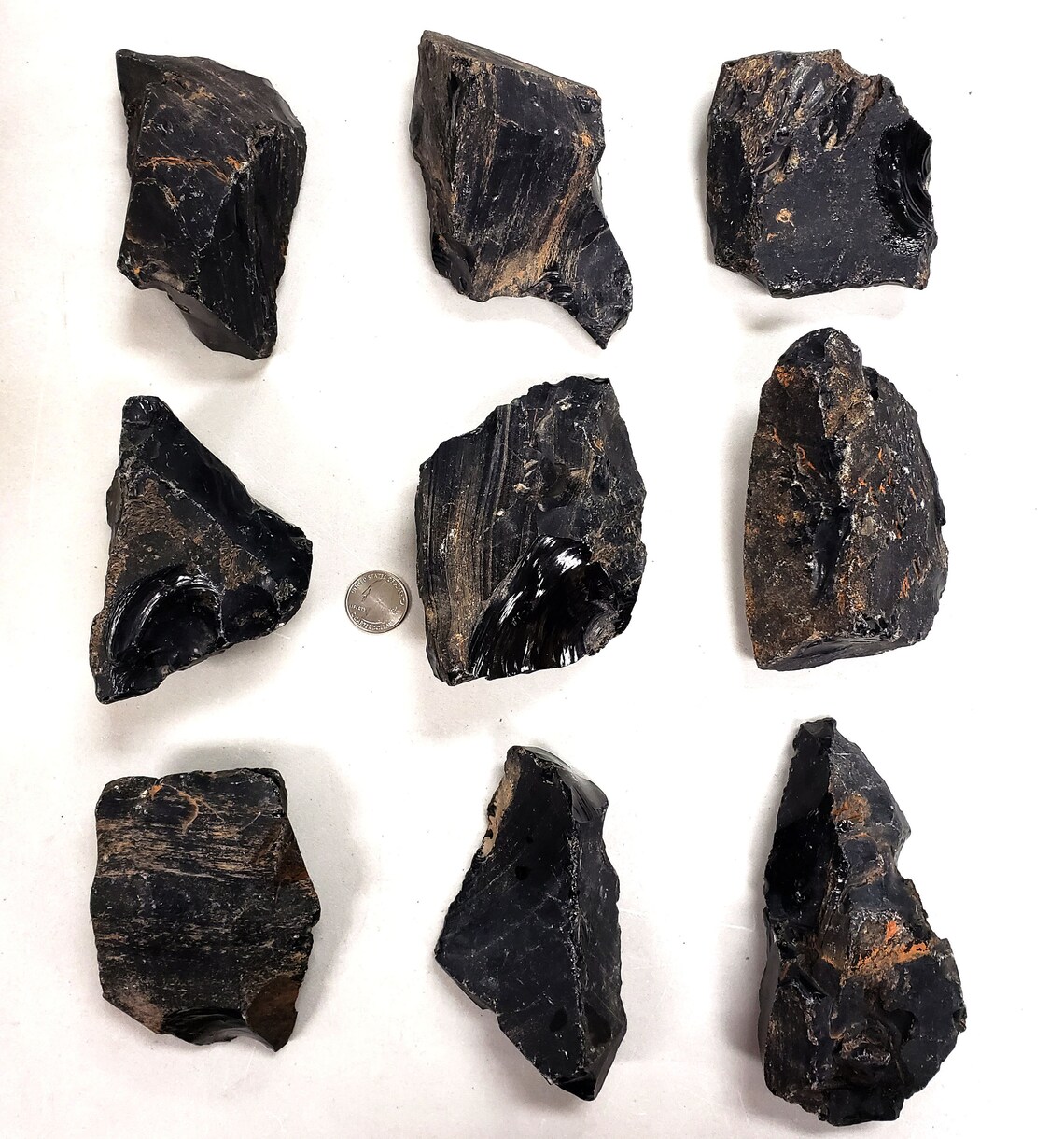 Black Obsidian Stone Large Black Obsidian Chunk Black - Etsy