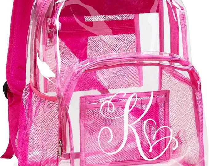 Custom Clear Backpack - Etsy