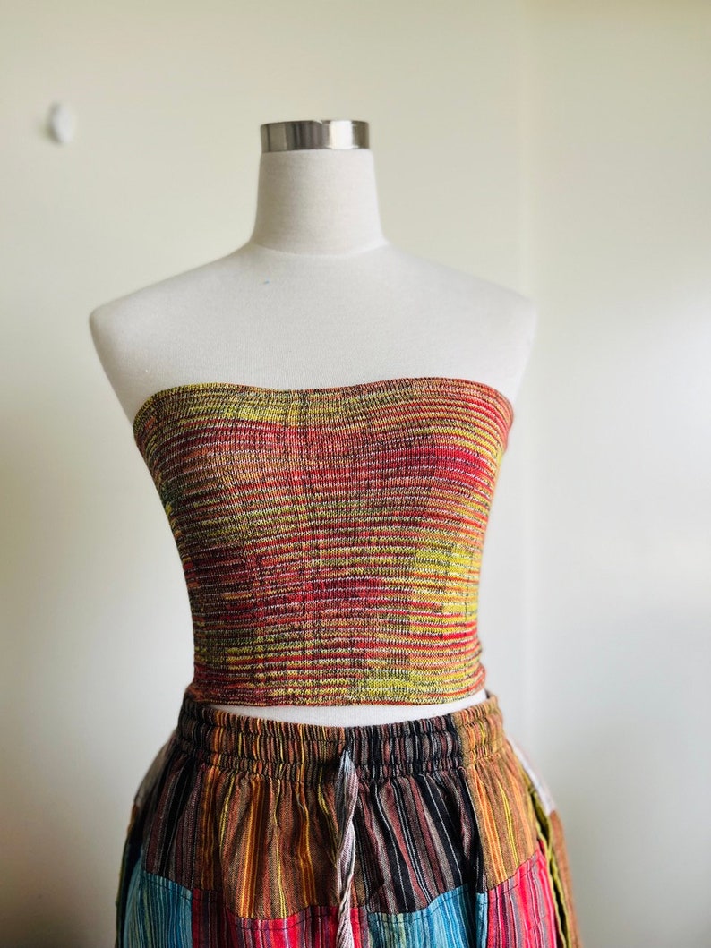 Woven Organic Cotton Tube Top, Size XS/S/M/L - Etsy