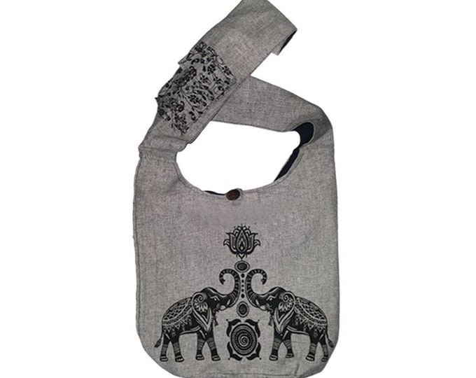 Elephant Bag Hobo Bag Elephant Purse Freespirit Bag Hippie - Etsy