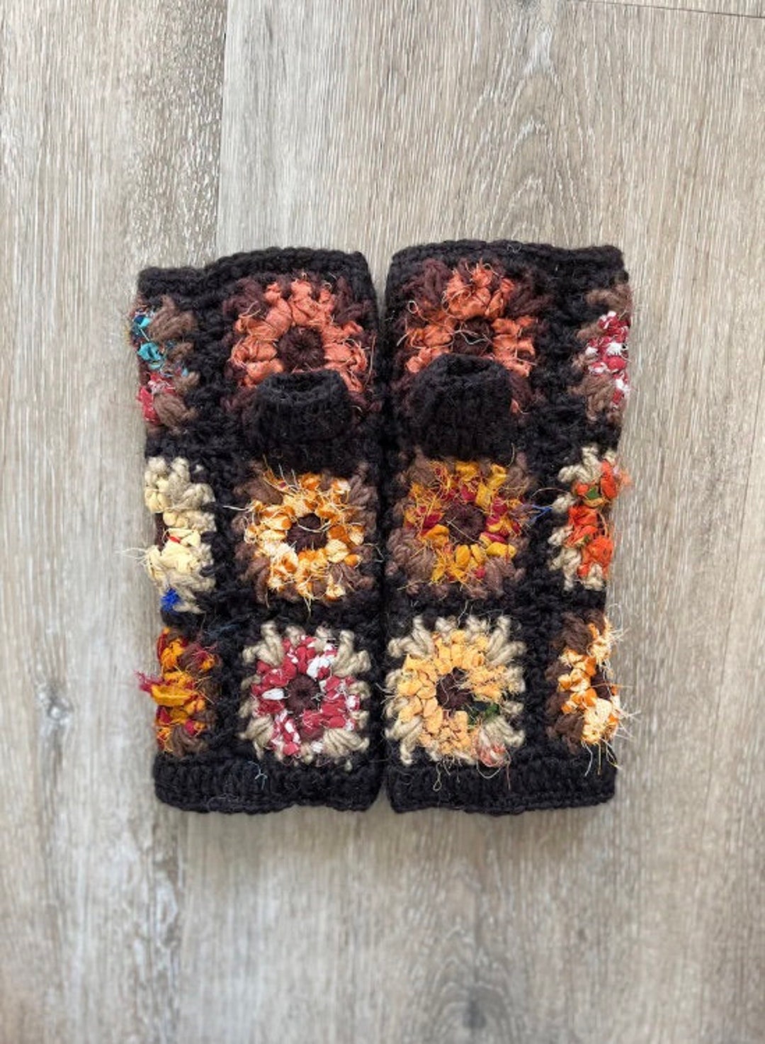 Himalayan Hand Knitted Wool Hand Warmer, Crochet Hand Warmer, Hand ...