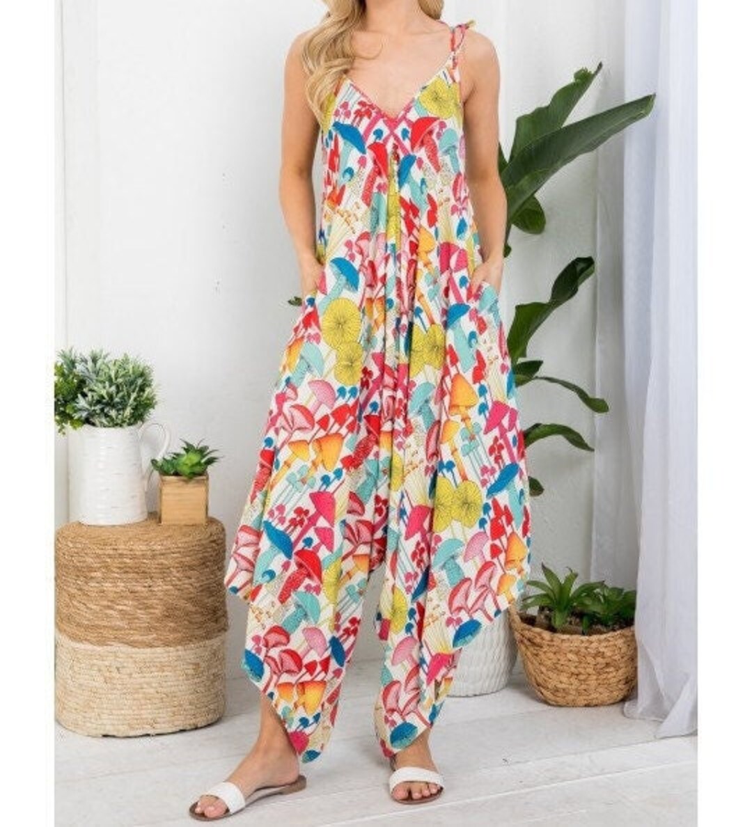 Mushroom Jumpsuit, Hippie Jumpsuit, Free Spirit Jumper, Boho Clothes ...